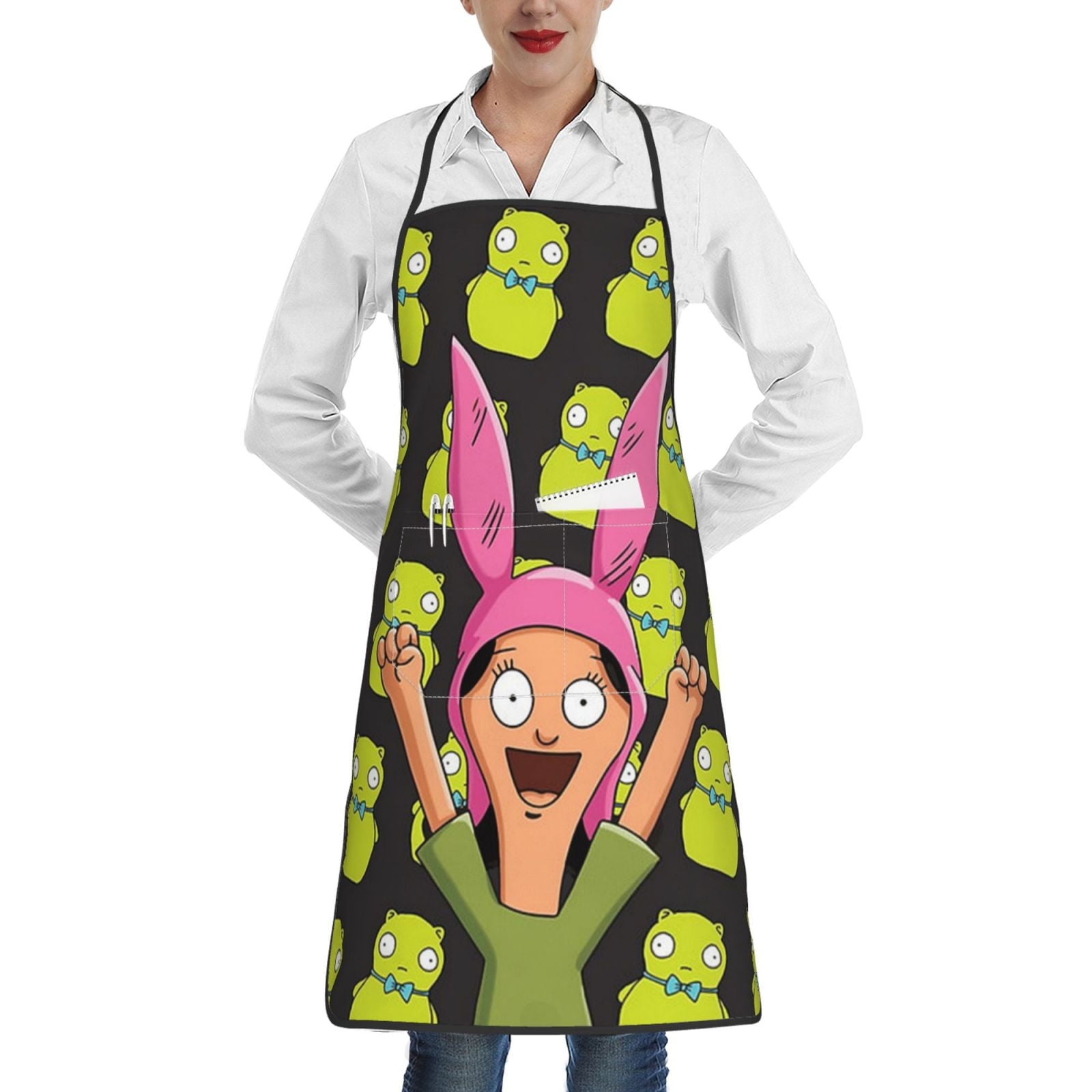 Bob's Burgers Cartoon Waterproof Apron Home Decor Kitchen Fashion Apron ...