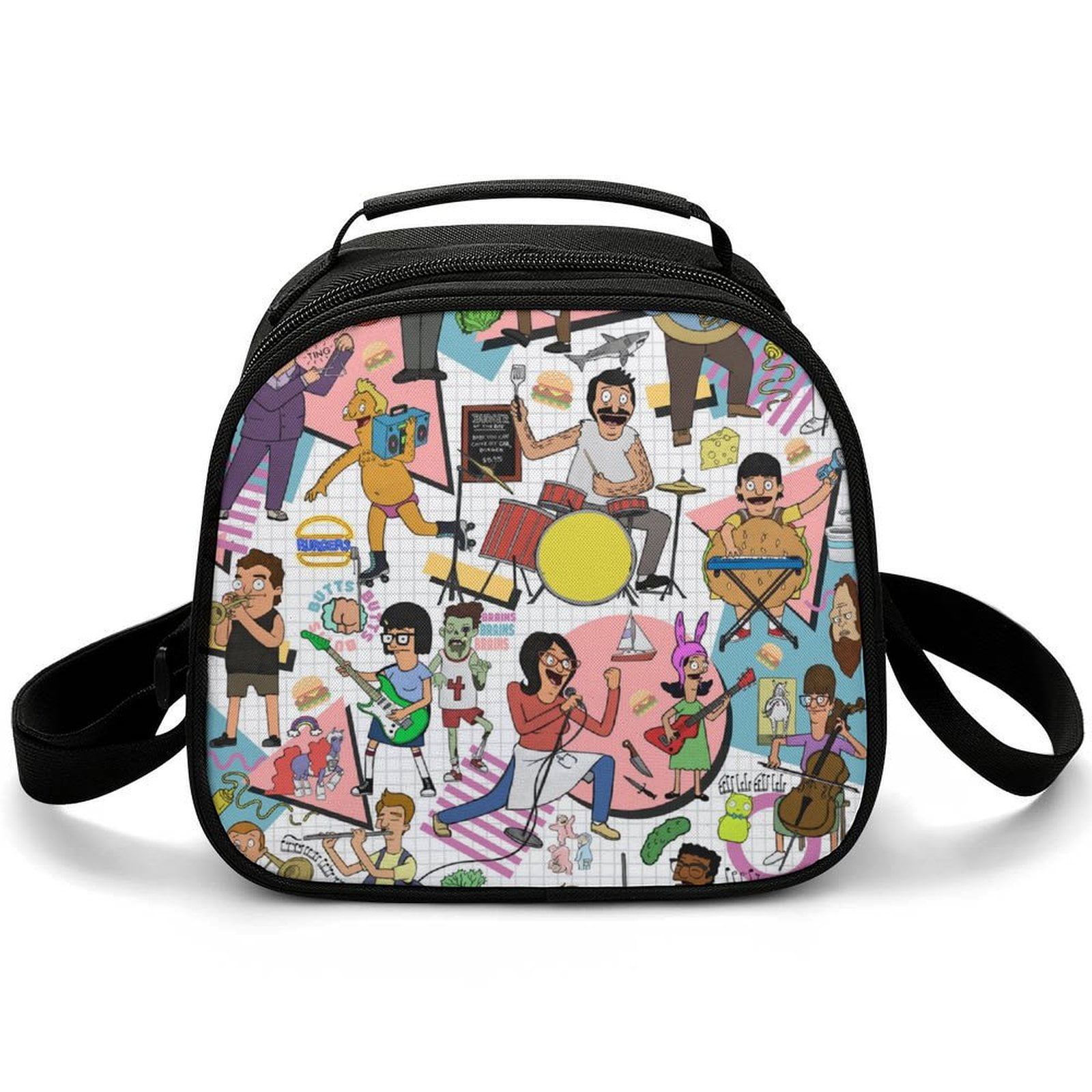 Bob's Burgers Characters Family Insulated Lunch Bag Portable Lunch Box ...