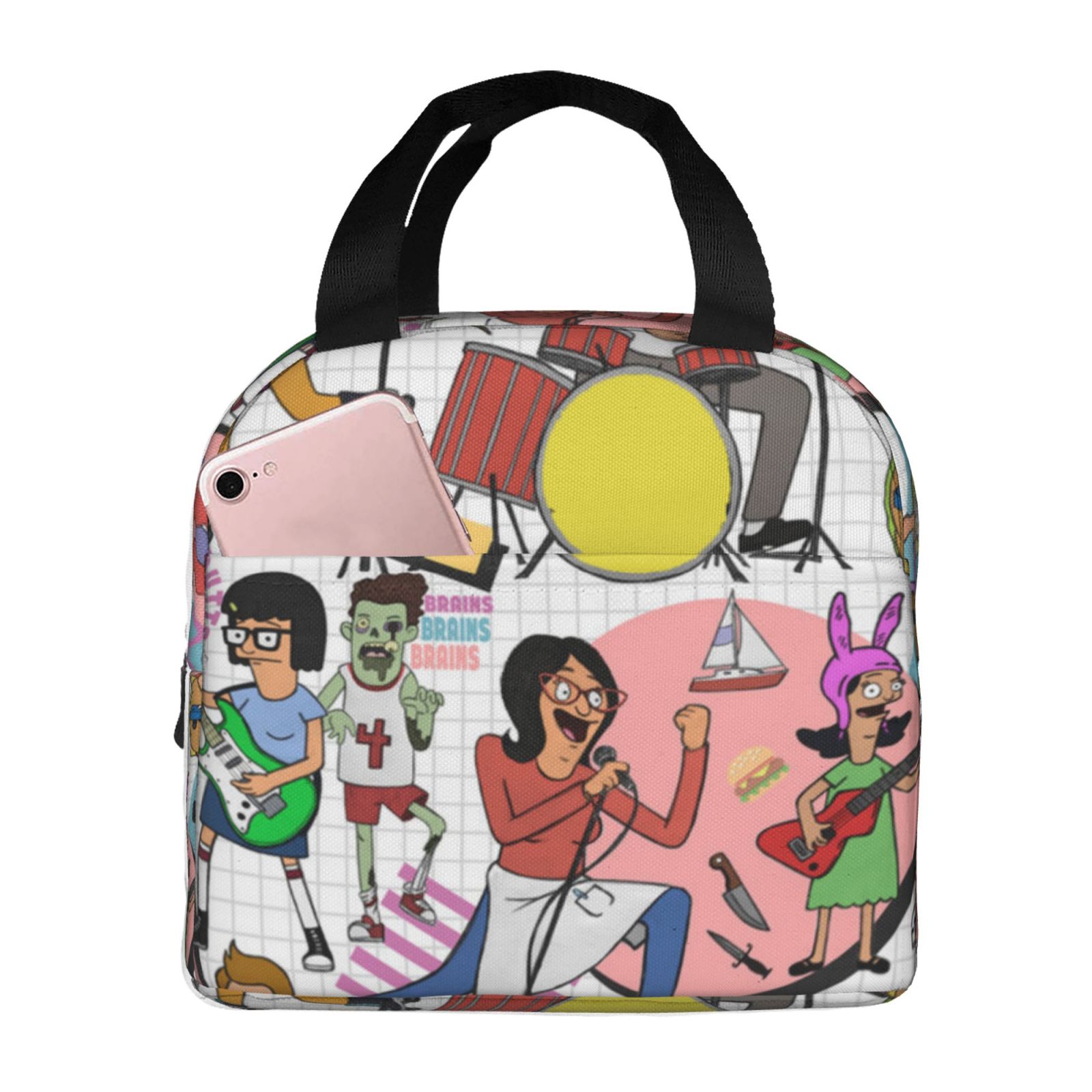 Bob's Burgers Characters Family Portable Lunch Bag Reusable Lunch Box ...