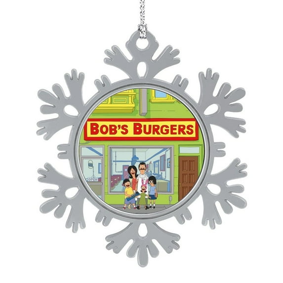 Bob's Burgers Christmas Snowflake Ornaments, Christmas Tree Decorations ...