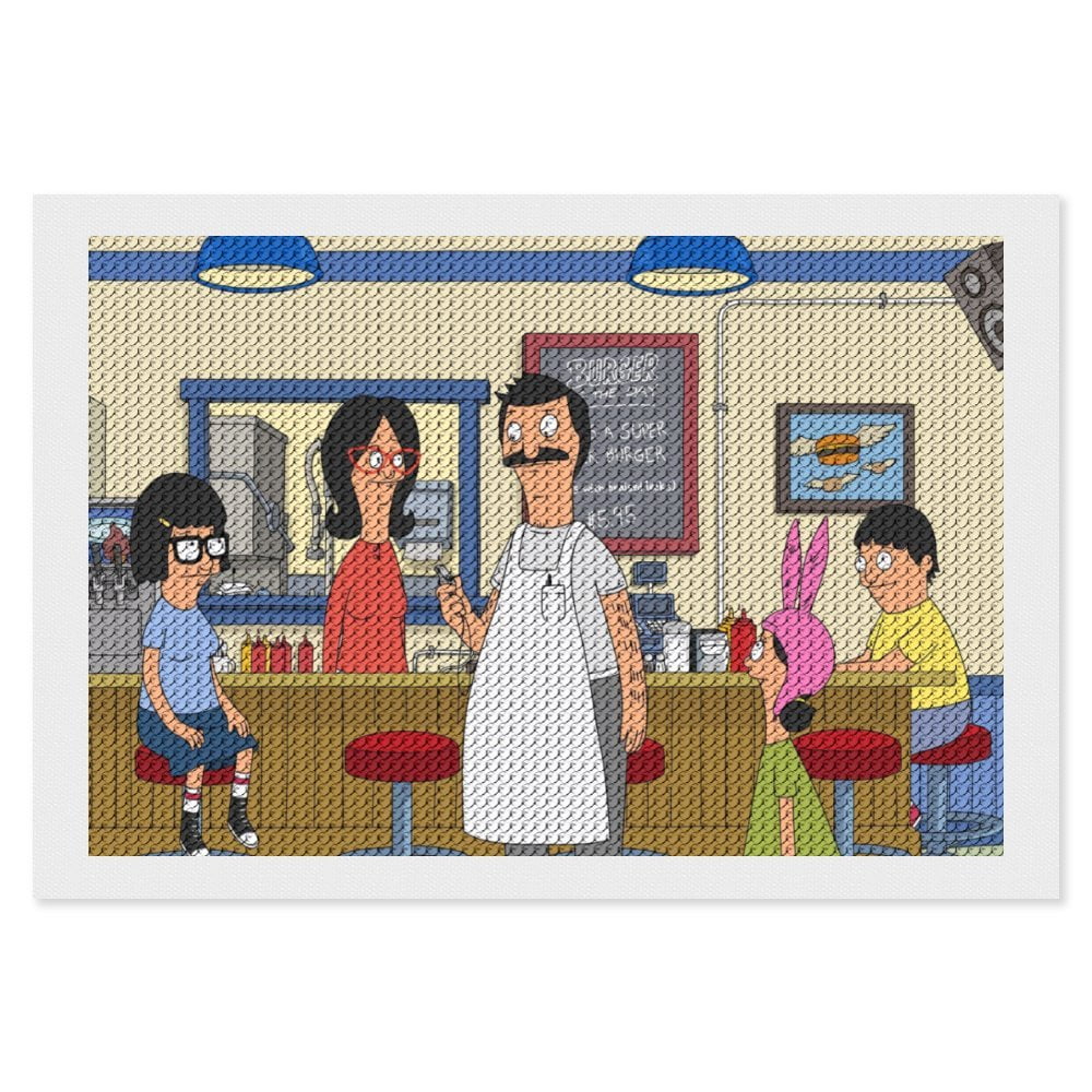 Bob's Burgers Diamond Art Kits for Adults 5D Diamond Art Kit Paint by ...