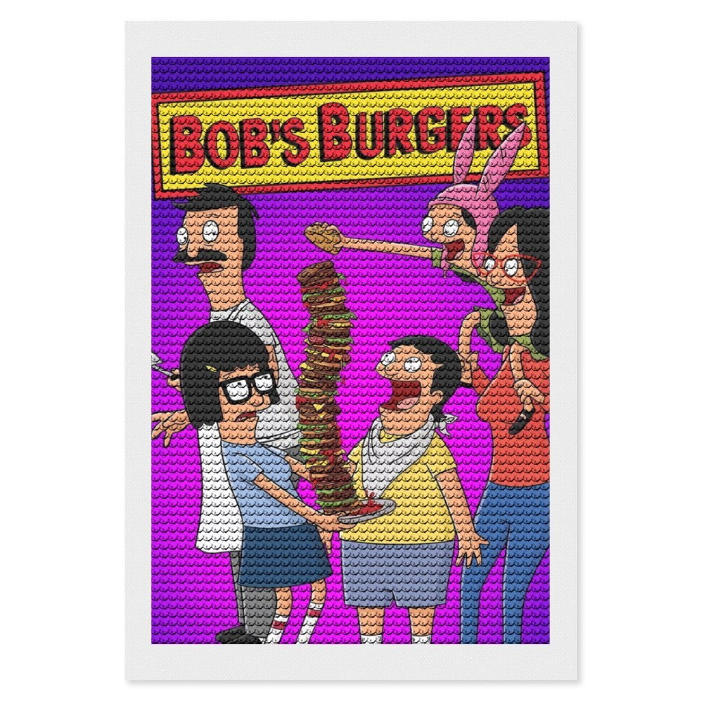 Bob's Burgers Diamond Art Kits for Adults 5D Diamond Art Kit Paint by ...
