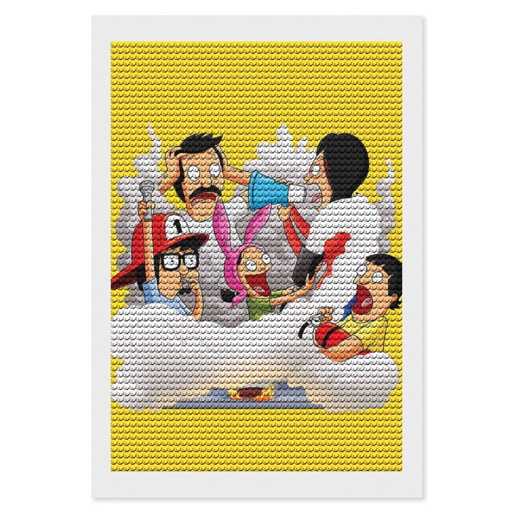 Bob's Burgers Diamond Art Kits for Adults Cartoon 5D DIY Diamond Art ...