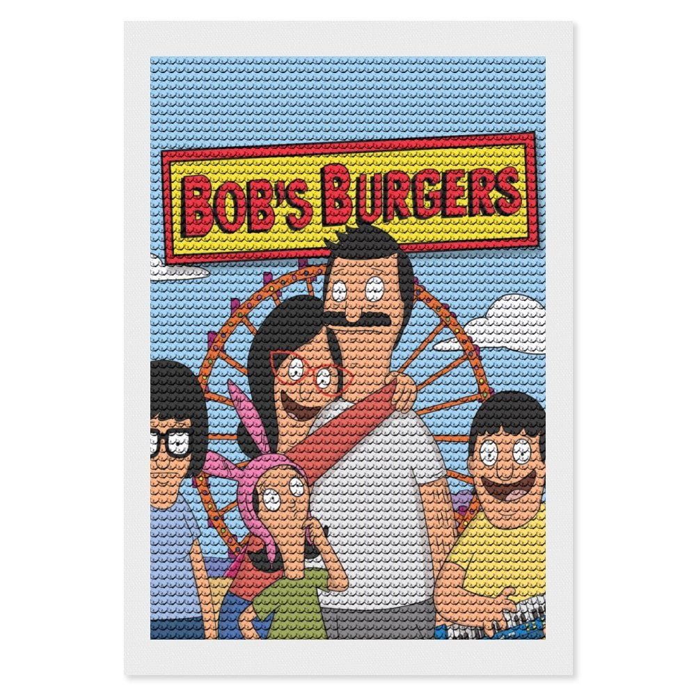 Bob's Burgers Diamond Art Kits for Adults Cartoon 5D DIY Diamond Art ...