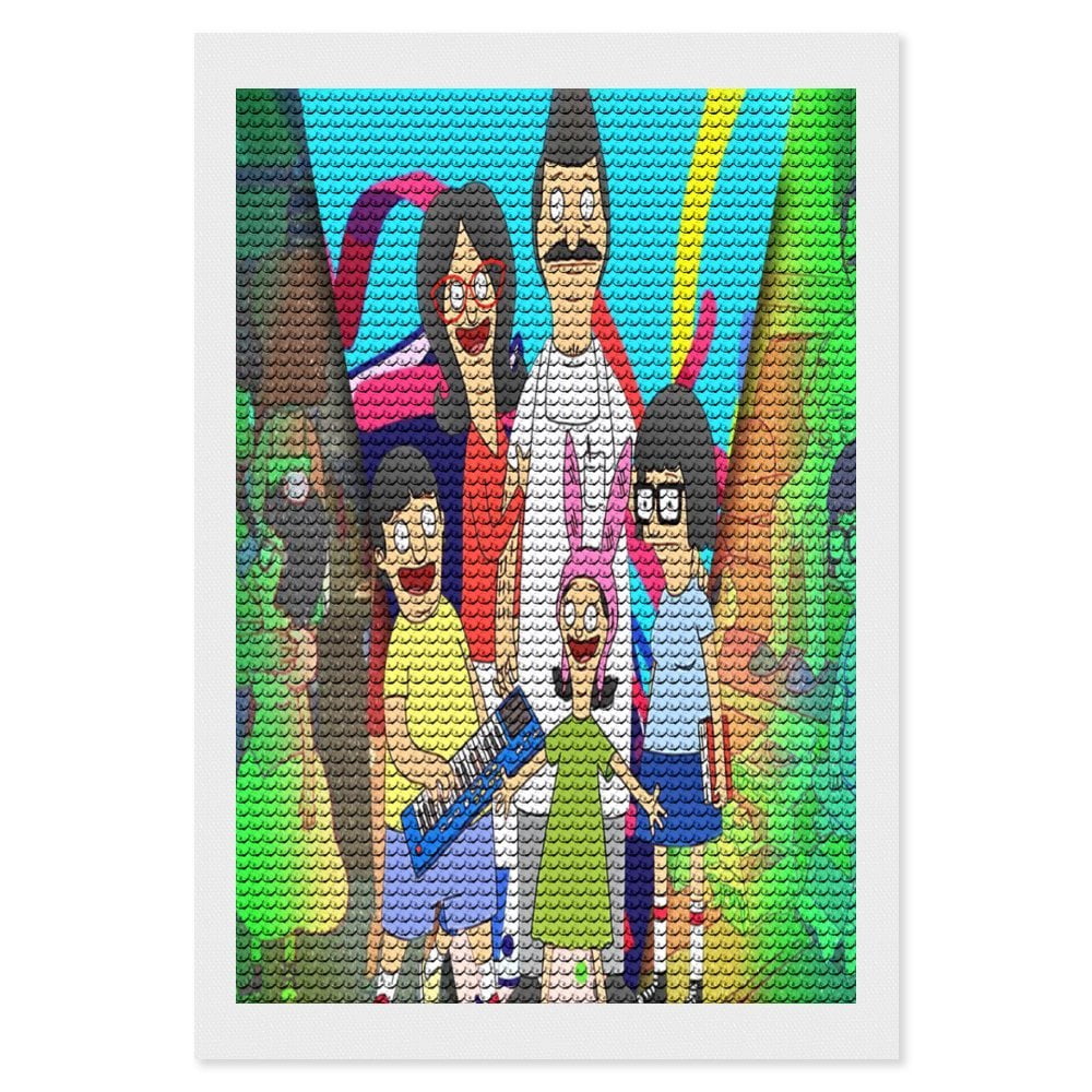 Bob's Burgers Diamond Art Kits for Adults Cartoon 5D DIY Diamond Art ...