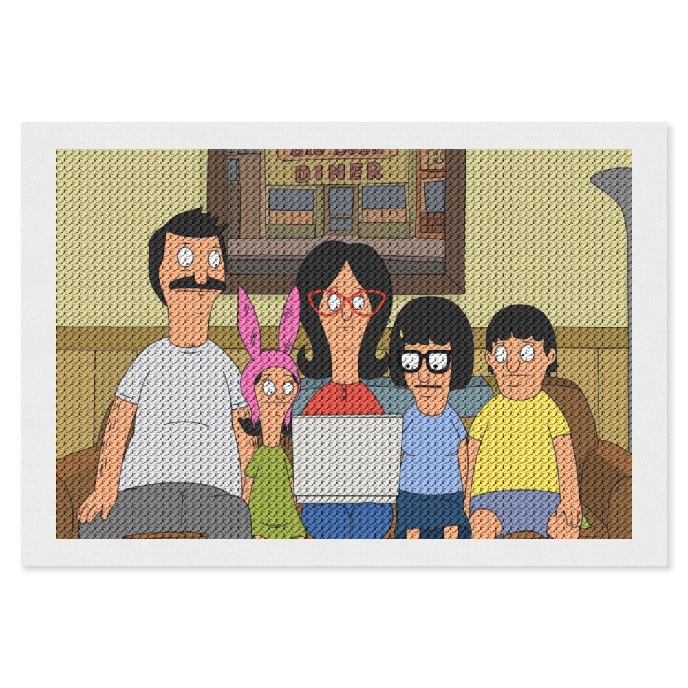 Bob's Burgers Diamond Art Kits for Adults 5D Diamond Art Kit Paint by ...
