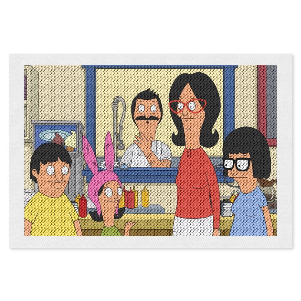 Bob's Burgers Diamond Art Kits for Adults 5D Diamond Art Kit Paint by ...