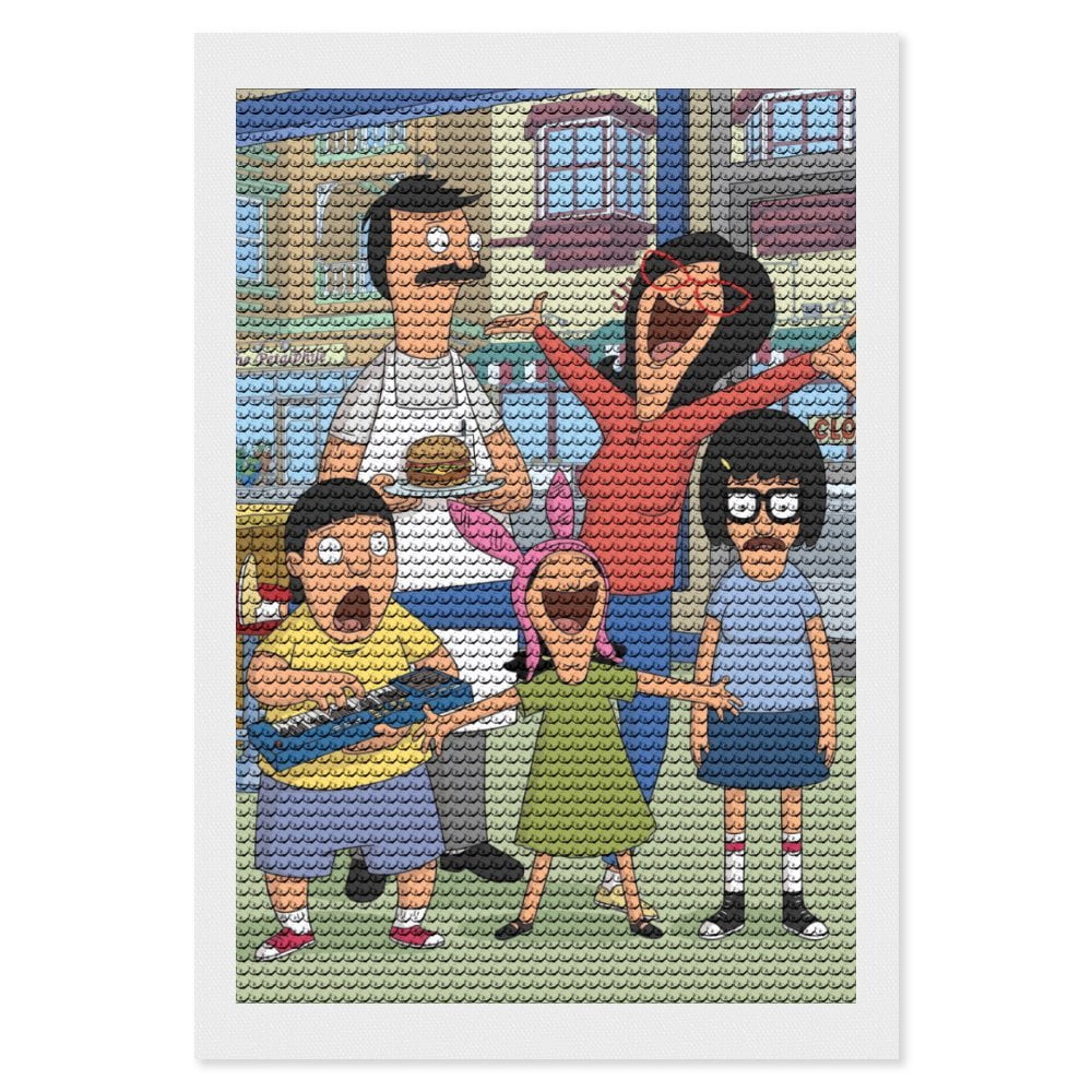 Bob's Burgers Diamond Art Kits for Adults 5D Diamond Art Kit Paint by ...