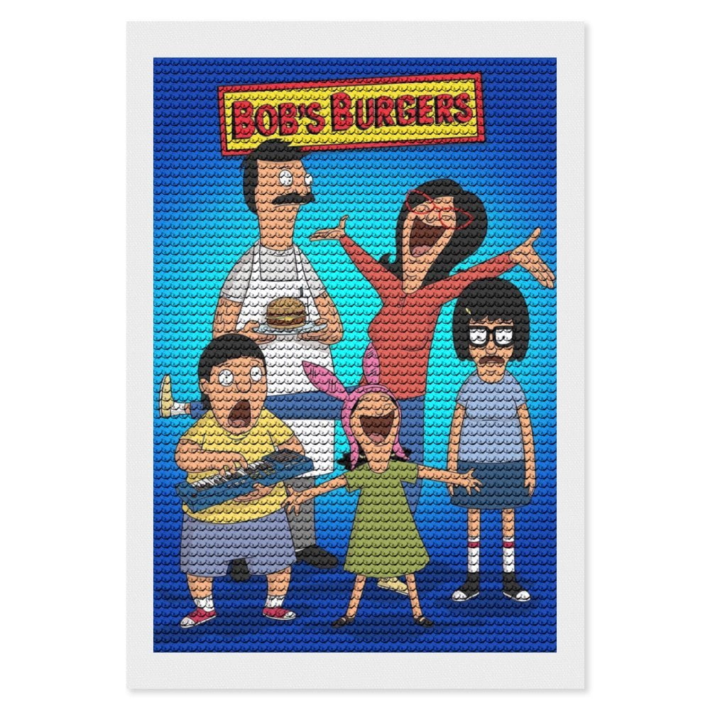 Bob's Burgers Diamond Art Kits for Adults 5D Diamond Art Kit Paint by ...