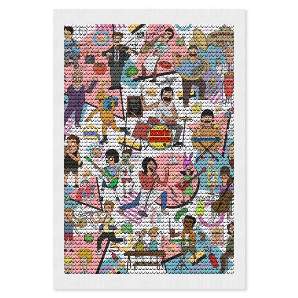 Bob's Burgers Diamond Art Kits for Adults 5D Diamond Art Kit Paint by ...