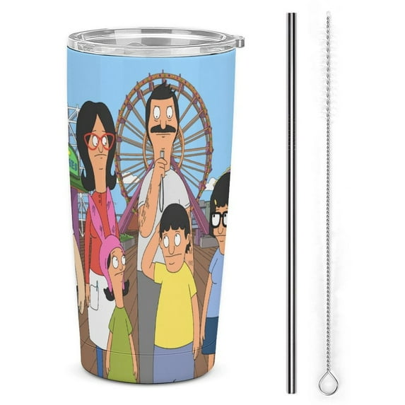Bob's Burgers Family Cartoon Stainless Steel Car Cup Daily Thermal ...