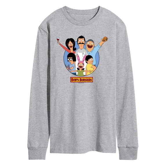 Bob's Burgers - Family Collage - Men's Long Sleeve Graphic T-Shirt ...