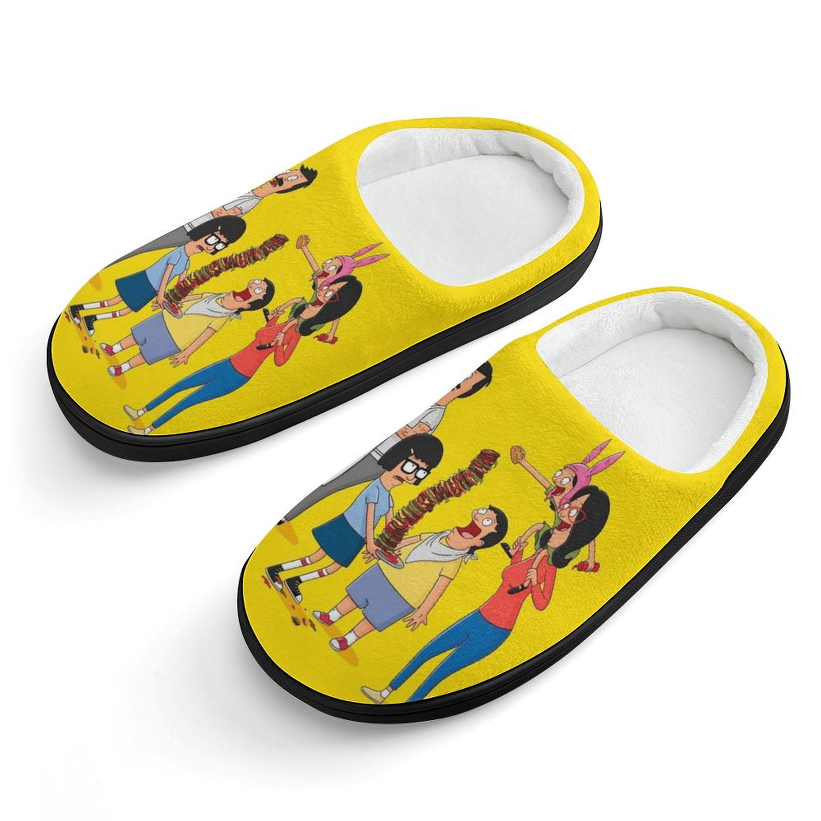 Bob's Burgers Family Funny Cotton Slippers For Kids Winter Warm Soft ...