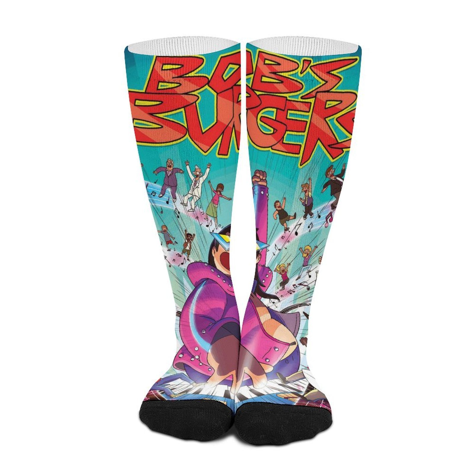 Bob's Burgers Film Fashion Socks Warm Elastic Knitted Crew Calf Socks ...