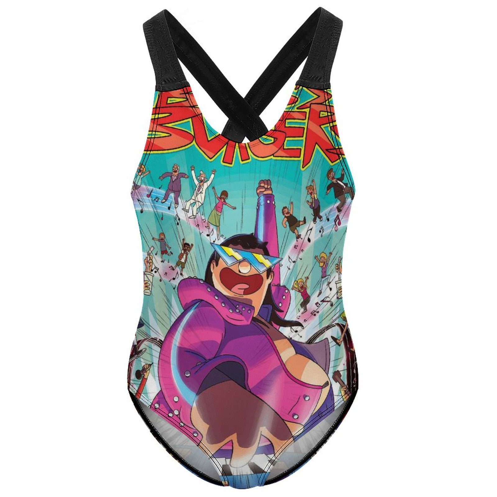 Bob's Burgers Film Girl's One-piece Swimsuit Summer Children's Beach ...