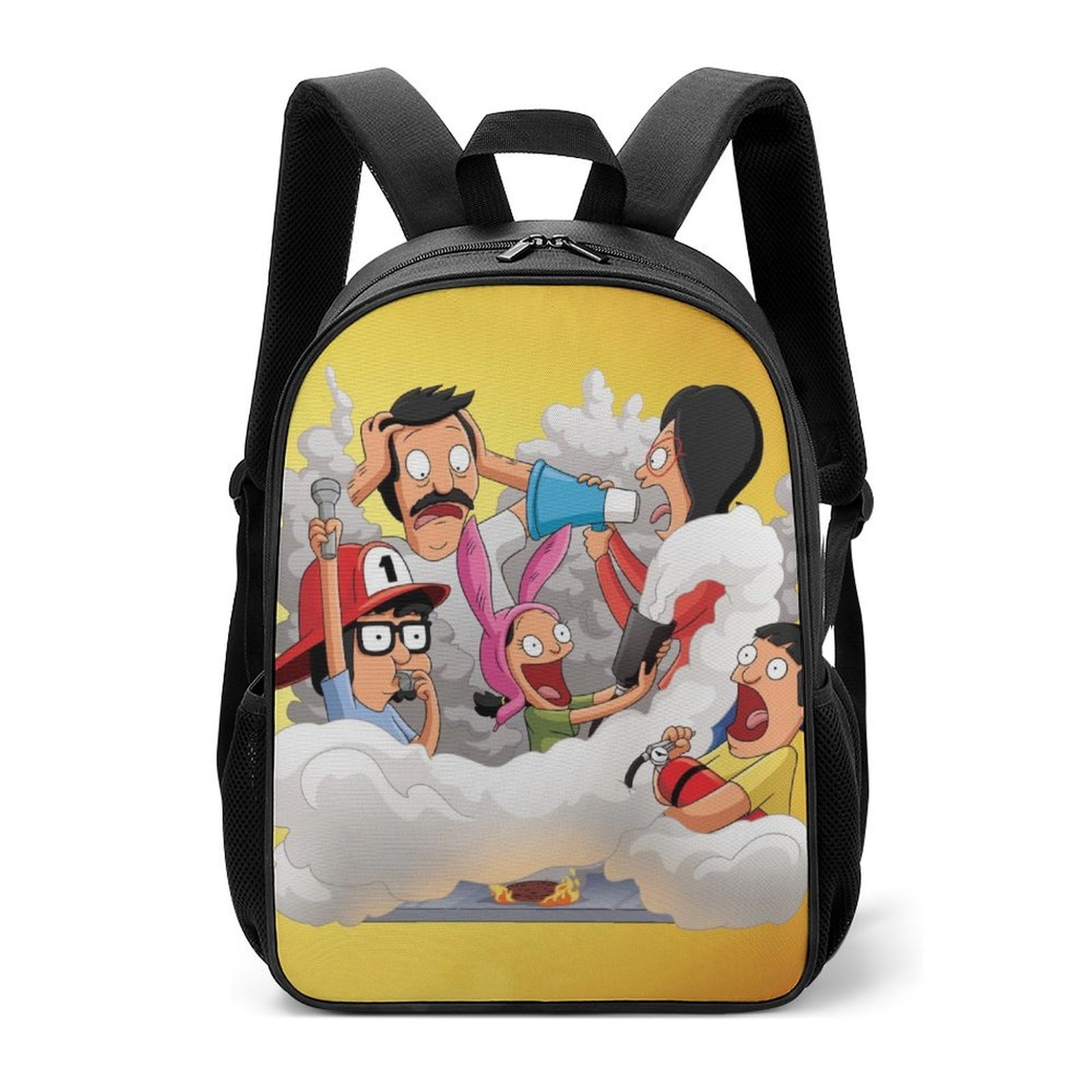 Bob's Burgers Fun Adventure School Bag Backpack Satchel Bookbag Oxford ...