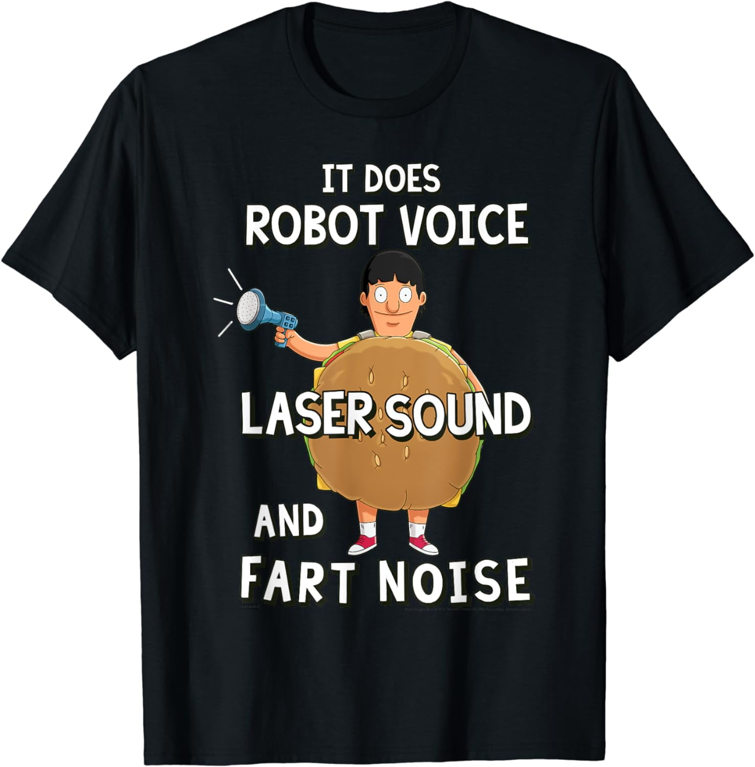 Bob's Burgers Gene Megaphone T-Shirt - Walmart.com