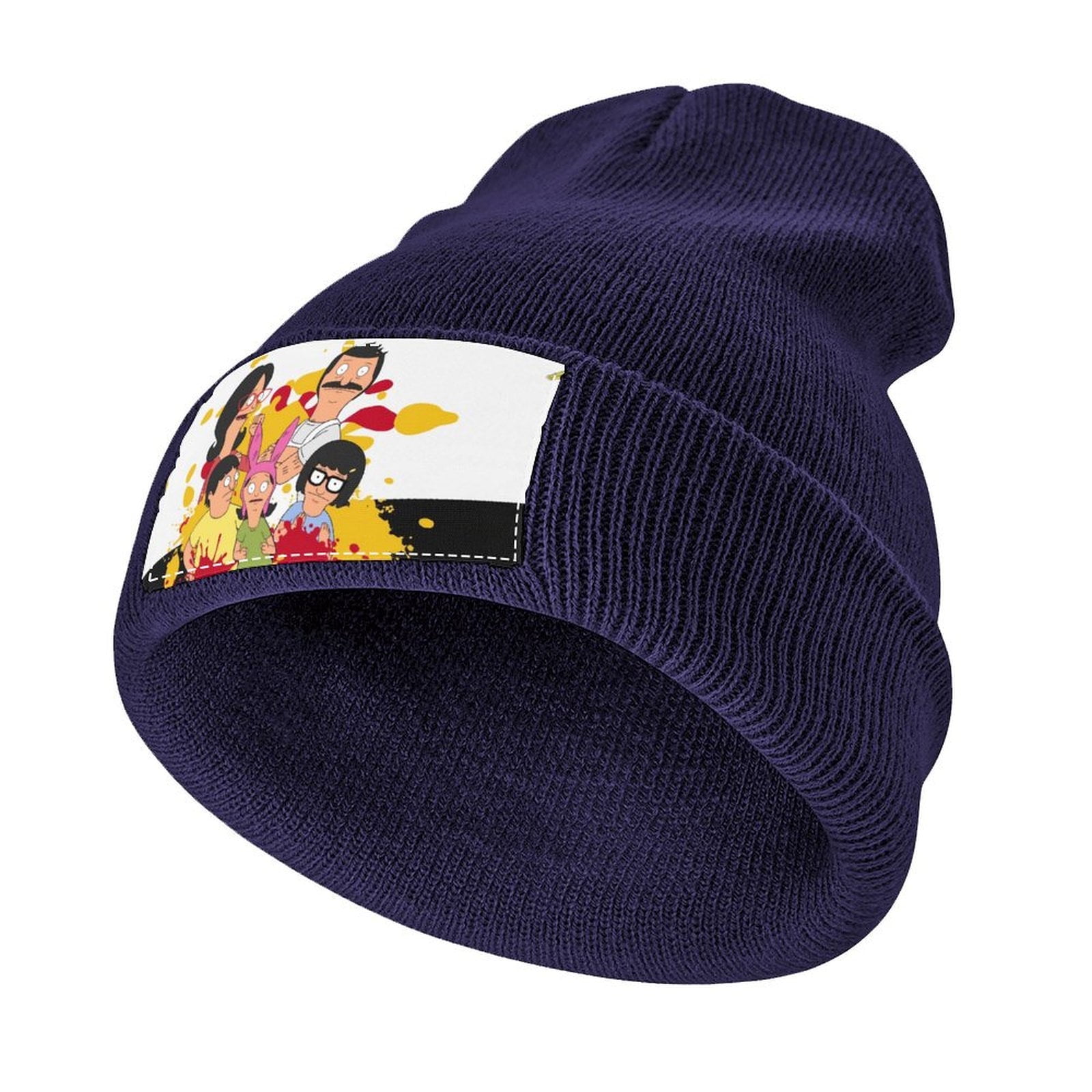 Bob's Burgers Happy Stretchable Knitted Beanie Hat Daily Winter Thermal ...