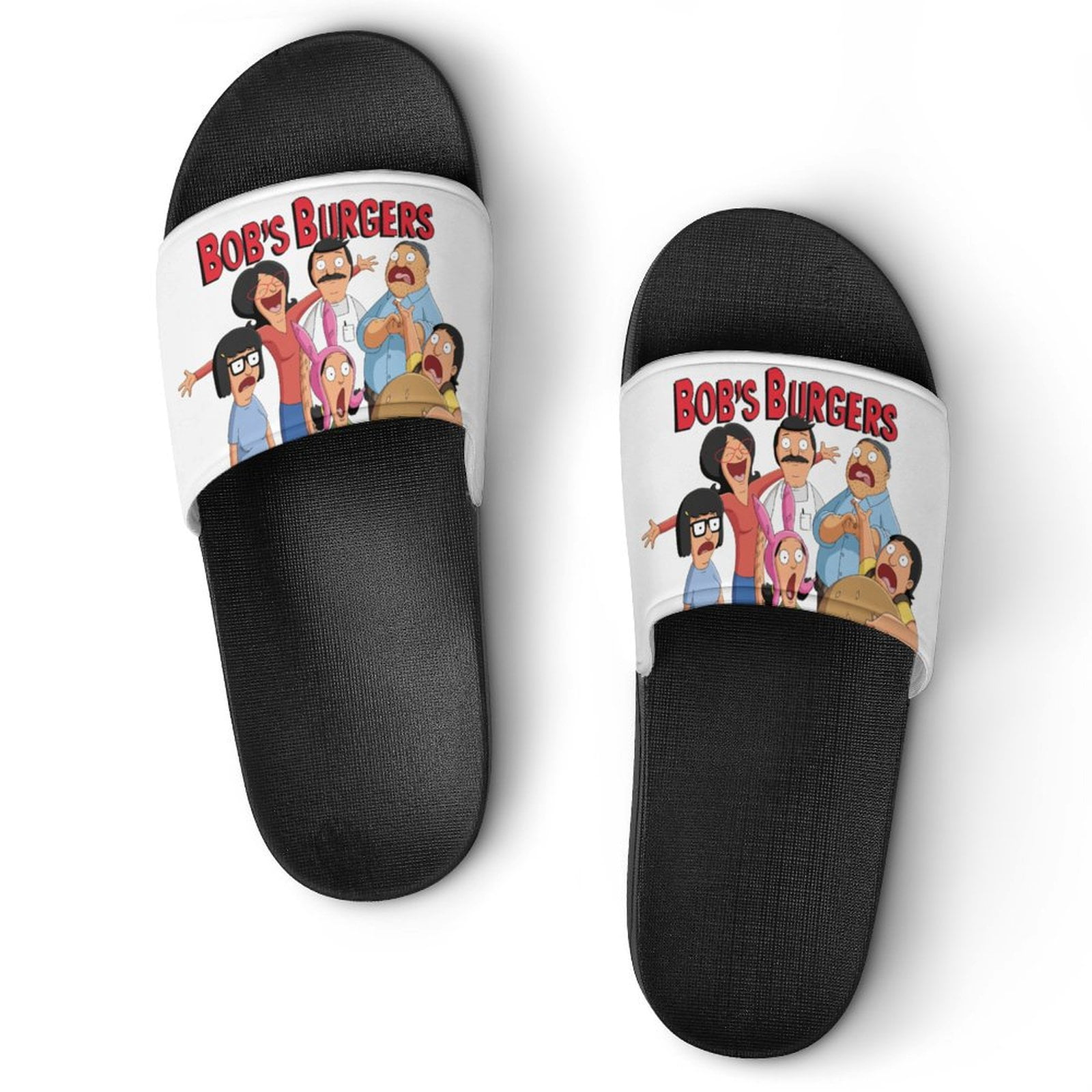 Bob's Burgers Home Slippers Non Slip Bathroom Open Toe Shoes ...
