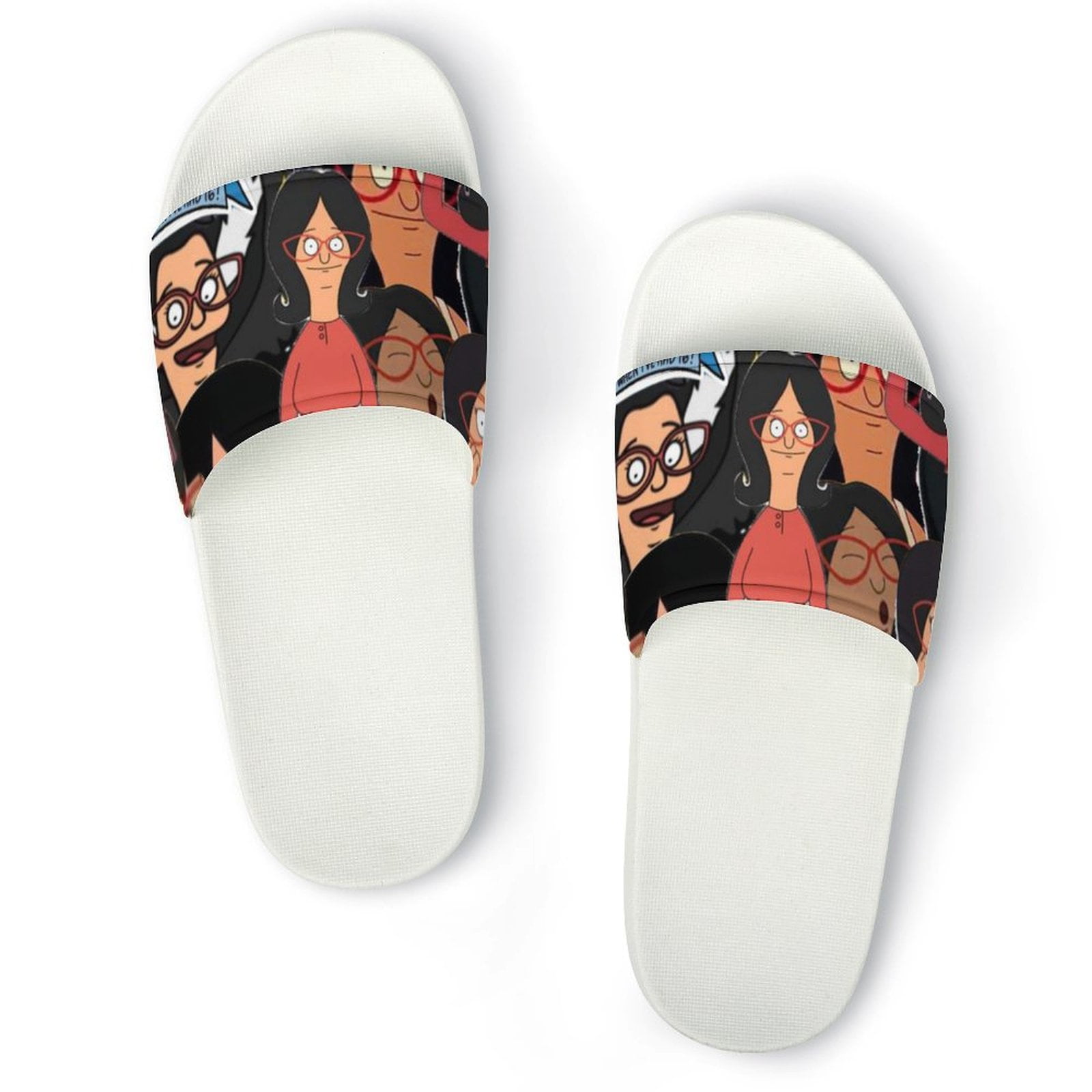 Bob's Burgers Home Slippers Non Slip Bathroom Open Toe Shoes ...