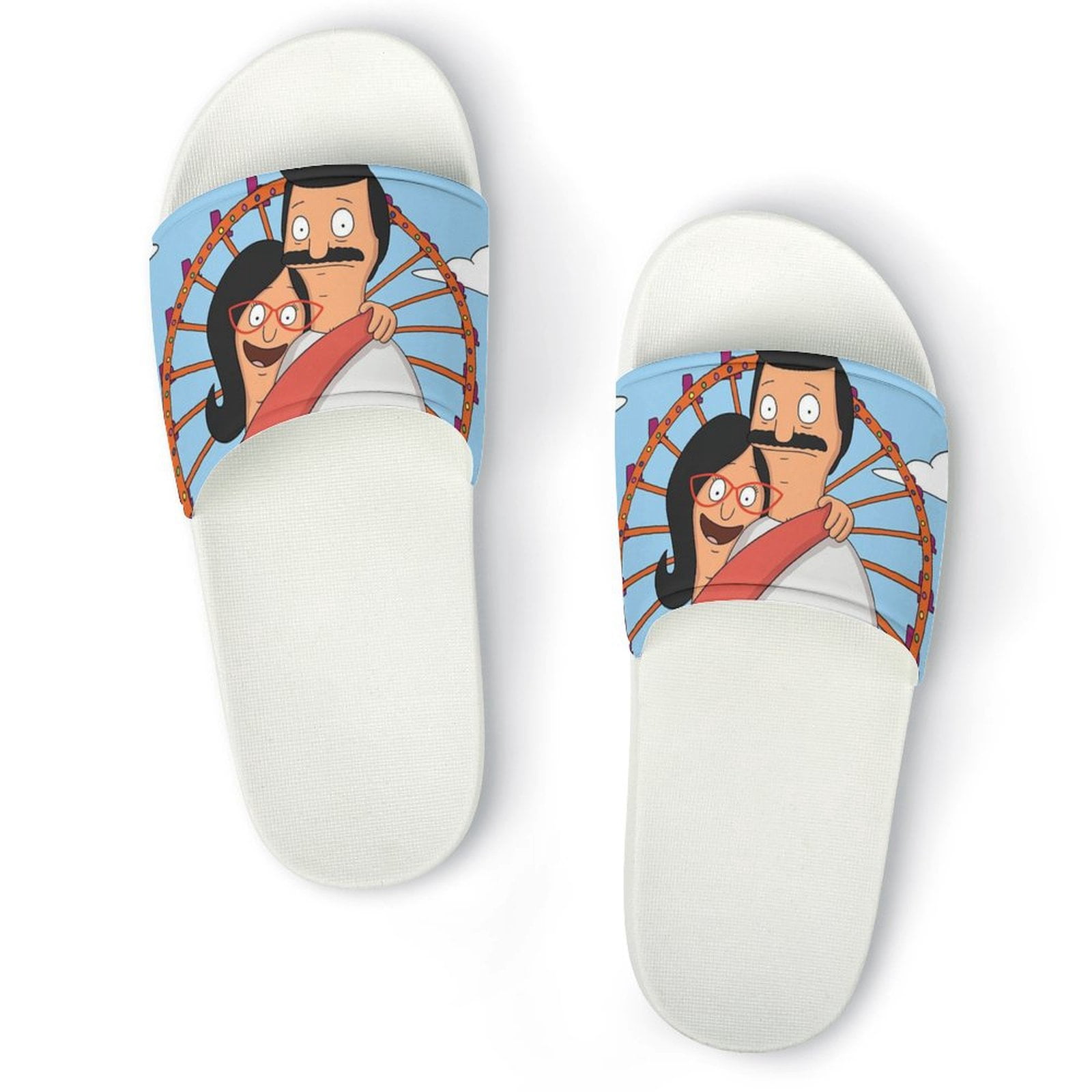 Bob's Burgers Home Slippers Non Slip Bathroom Open Toe Shoes ...