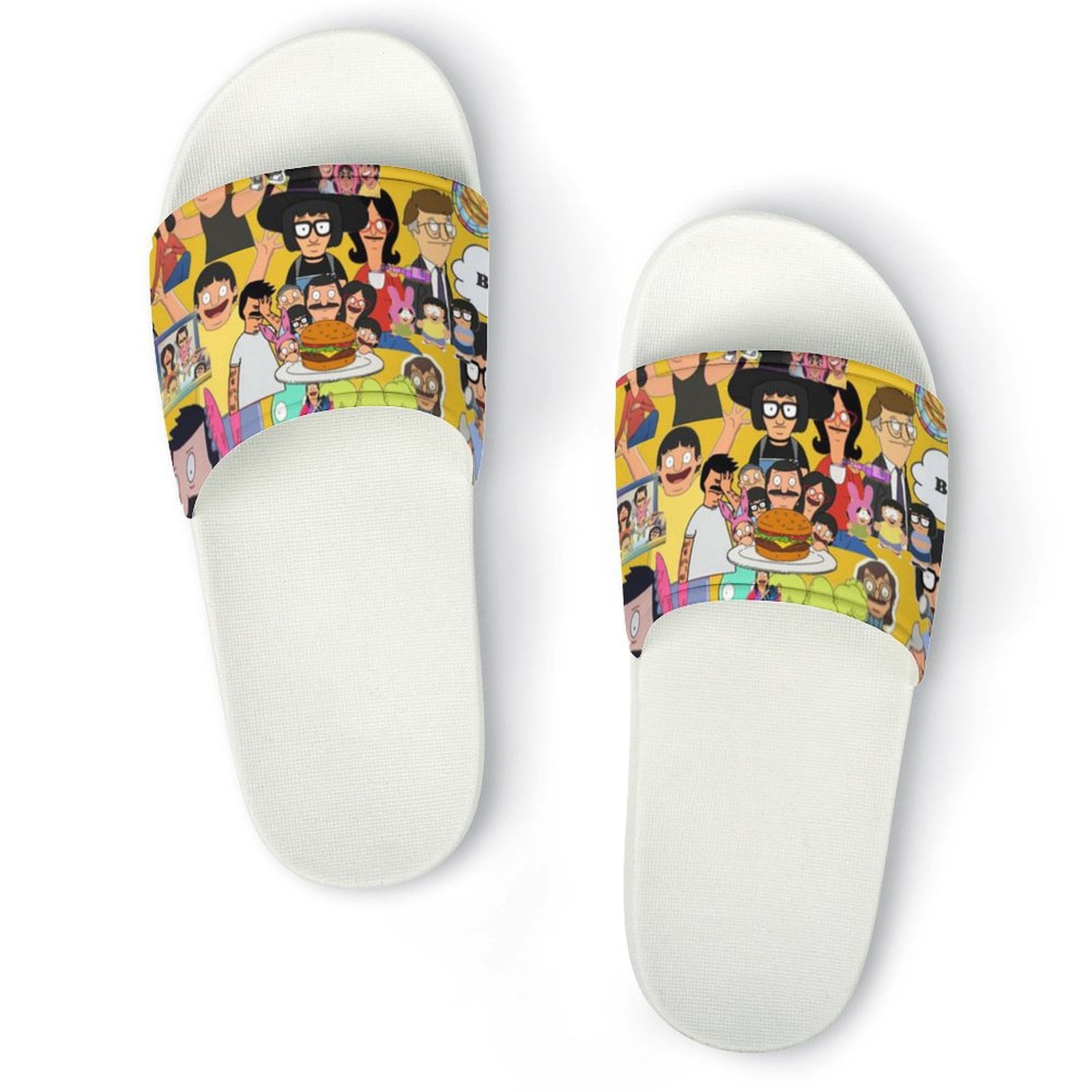Bob's Burgers Home Slippers Non Slip Bathroom Open Toe Shoes ...