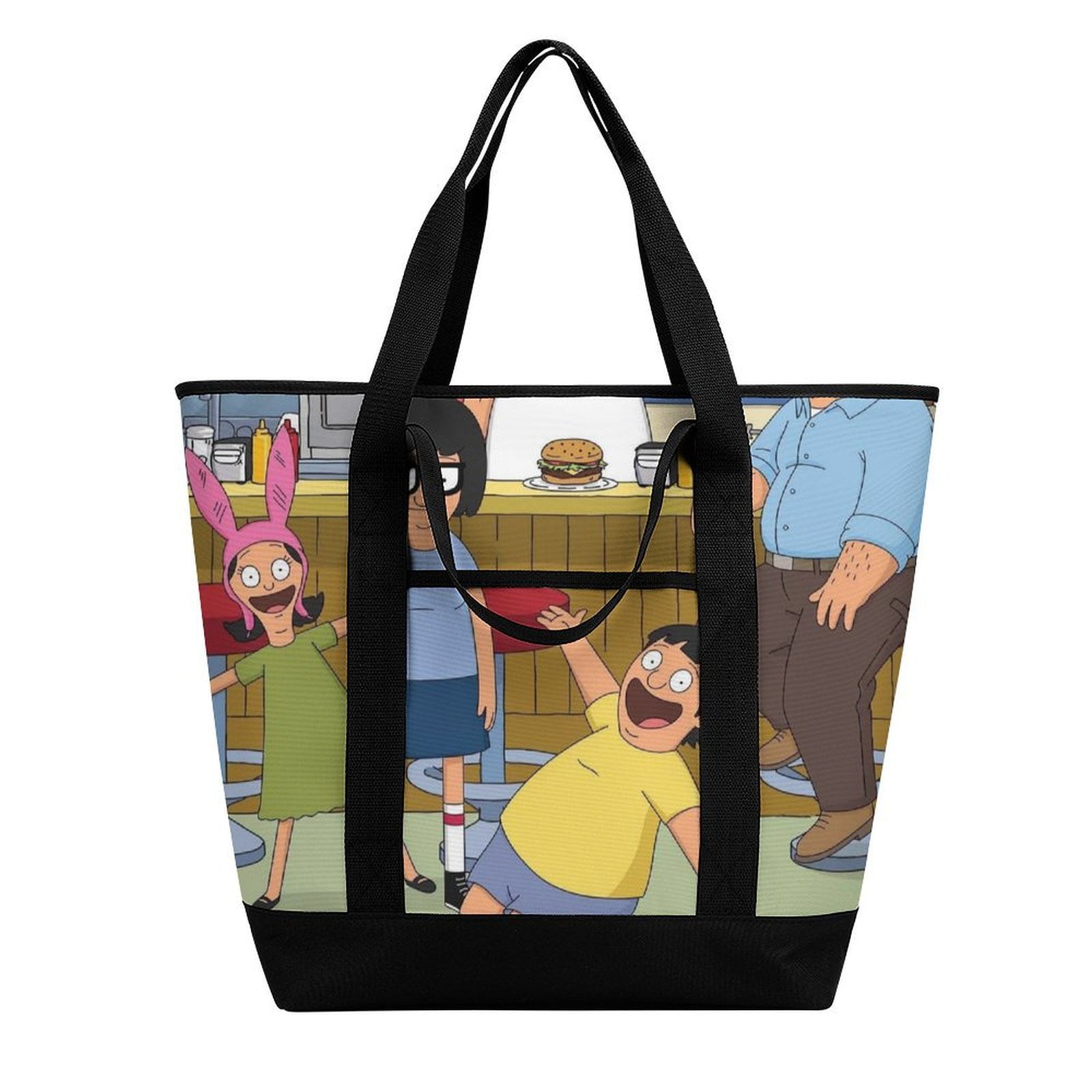 Bob's Burgers Insulated Shopping Bag Foldable Thermal Tote Bag Multi ...