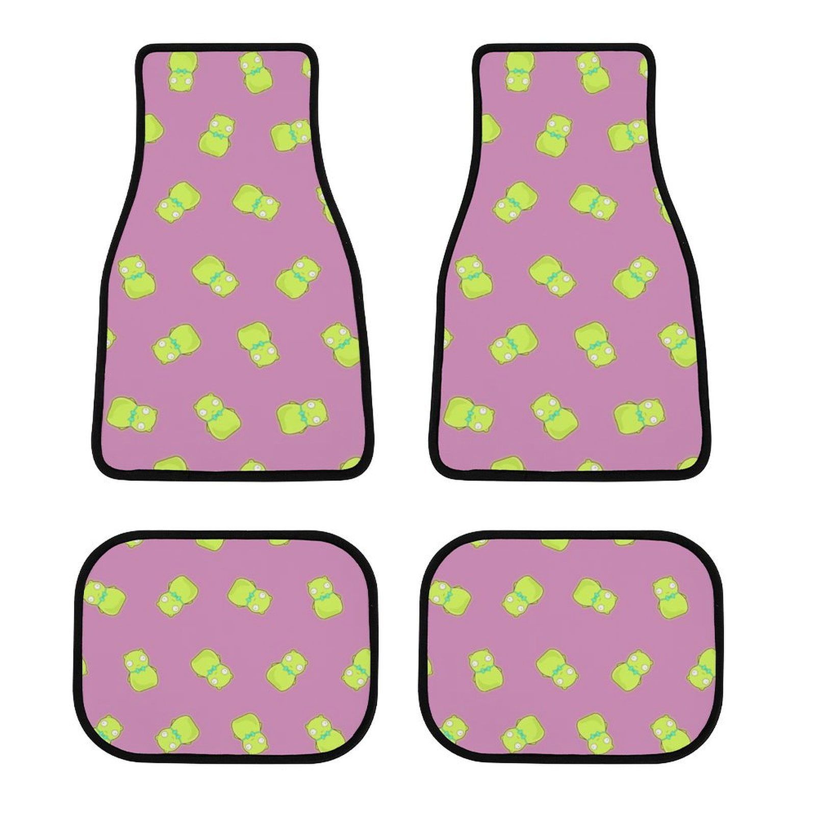 Bob's Burgers Kuchi Kopi Car Floor Mat Set 4-Piece Front/Rear Auto Foot ...