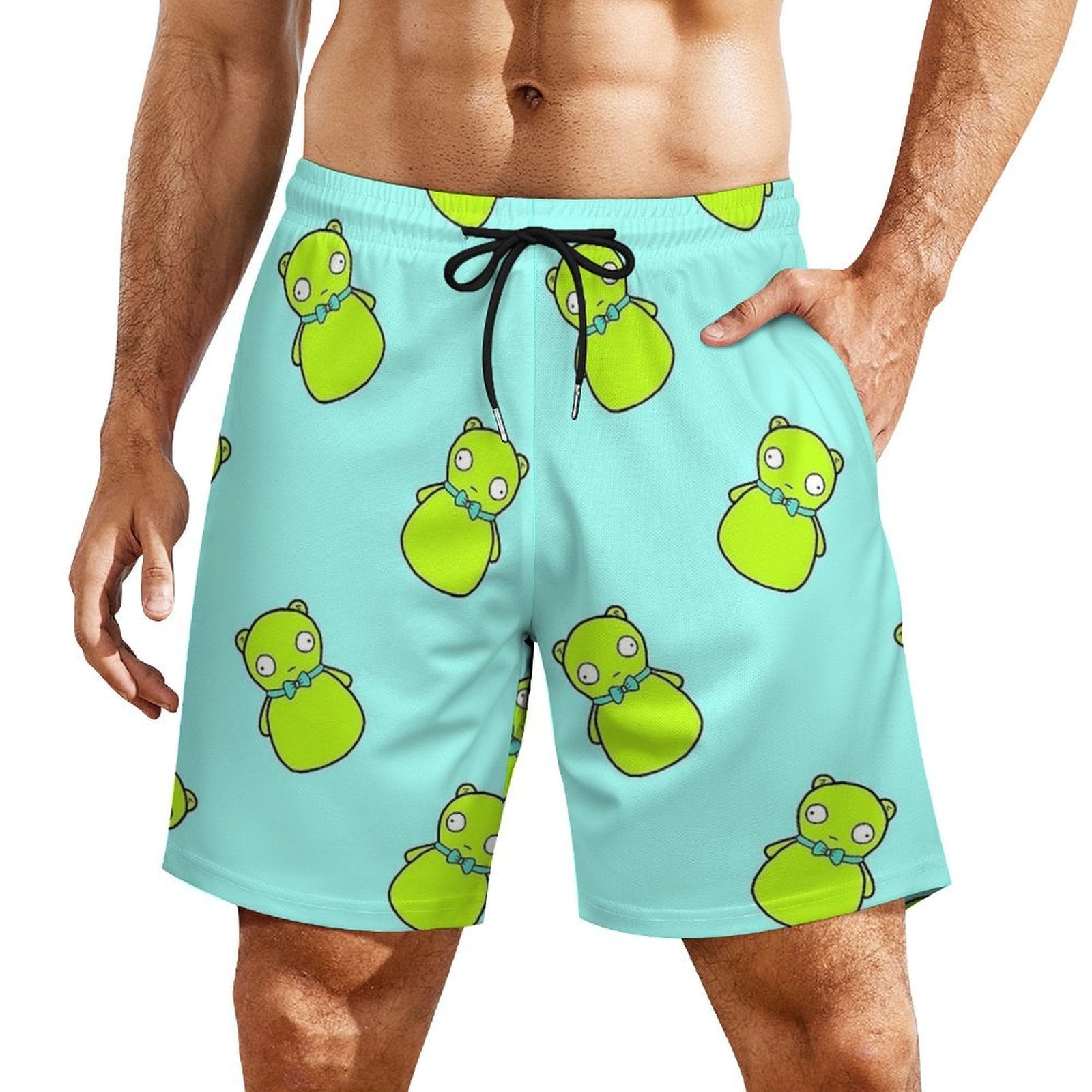 Bob's Burgers Kuchi Kopi Men's Board Shorts Swim Trunks Quick Dry Beach ...