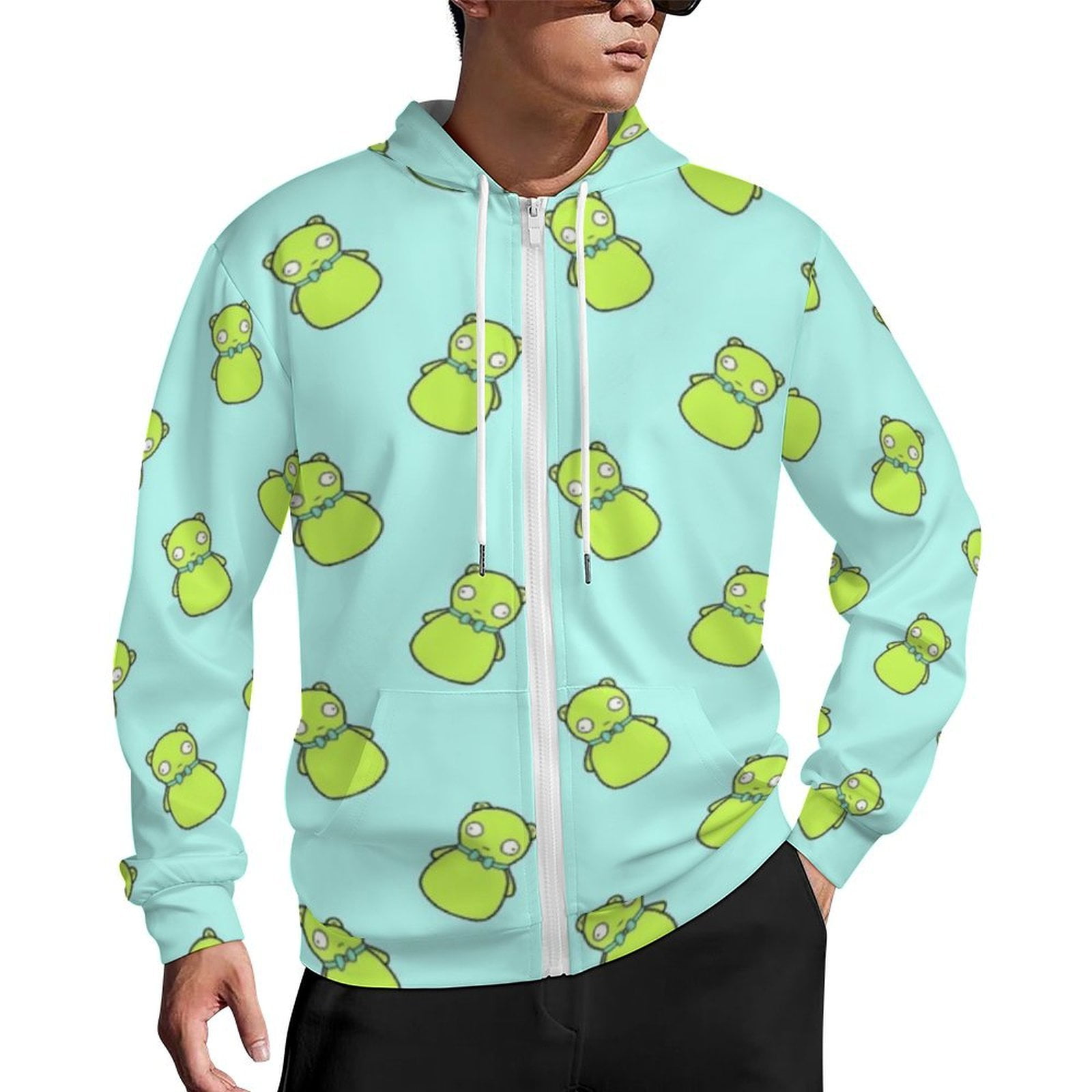 Bob's Burgers Kuchi Kopi Pullover Zip-up Hoodie Loose-fit Sweatshirt ...