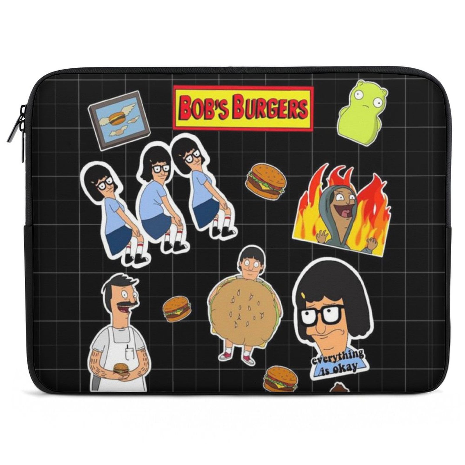 Bob's Burgers Laptop Sleeve Lightweight Computer Cover Bag 12inch ...
