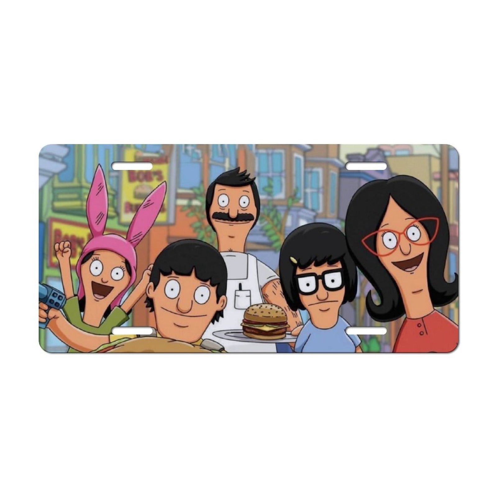 Bob's Burgers License Plate Cover Aluminum For Various Car Truck Models ...