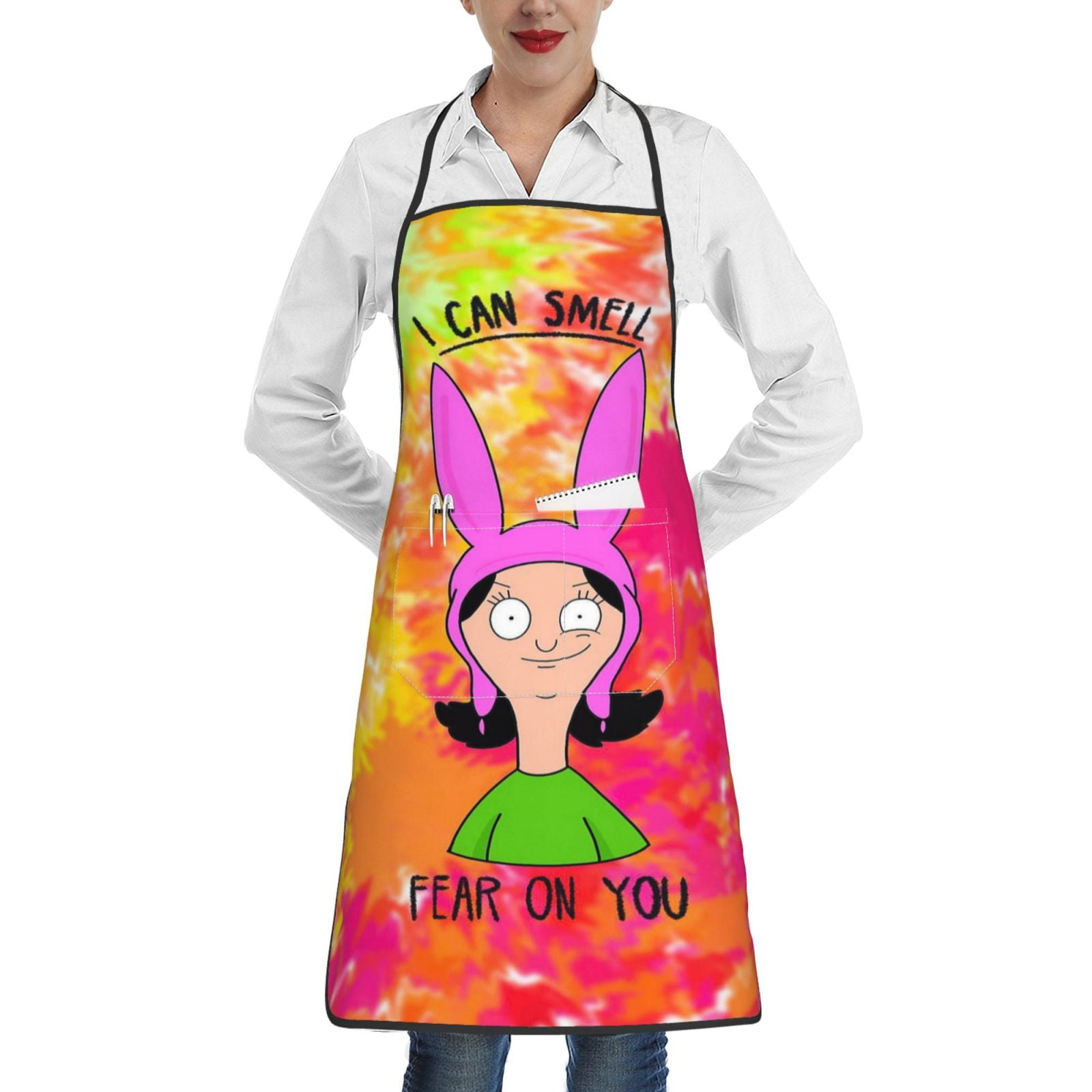Bob's Burgers Louise (8) Apron 2 Pockets Adjustable Aprons for Cooking ...
