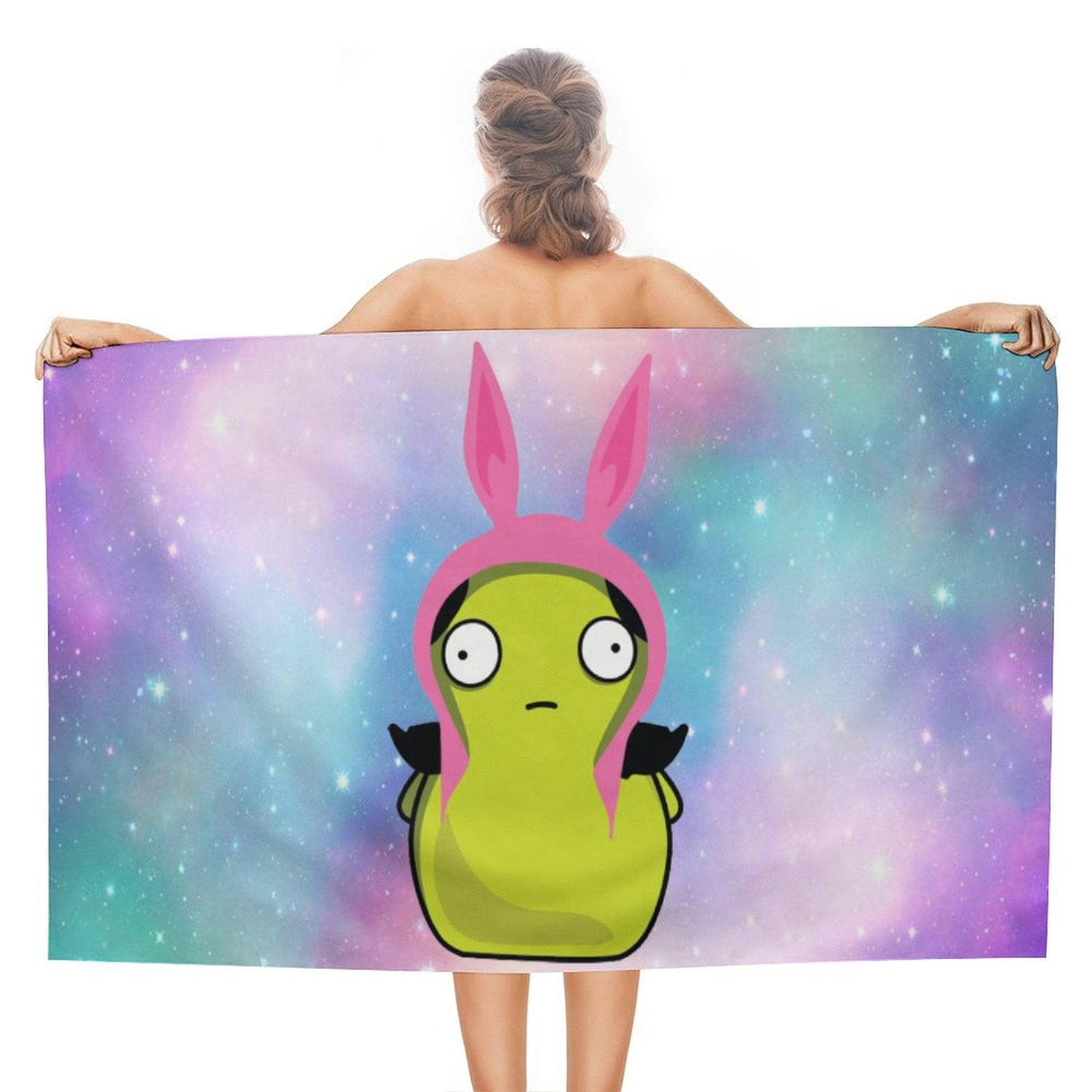 Bob's Burgers Louise Bath Throw Towel Quick Dry Towel for Swimmers Sand ...