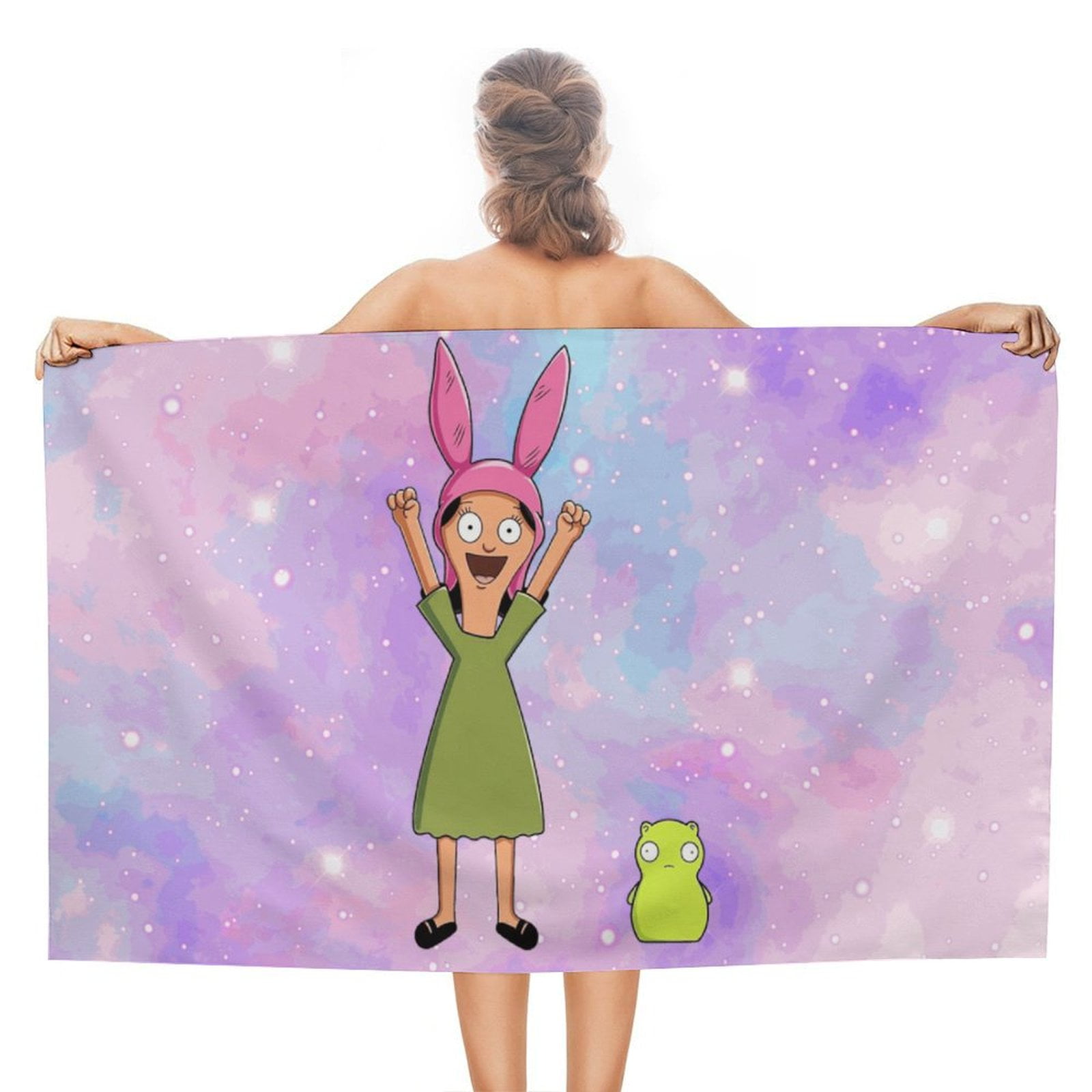 Bob's Burgers Louise Bath Throw Towel Quick Dry Towel for Swimmers Sand ...