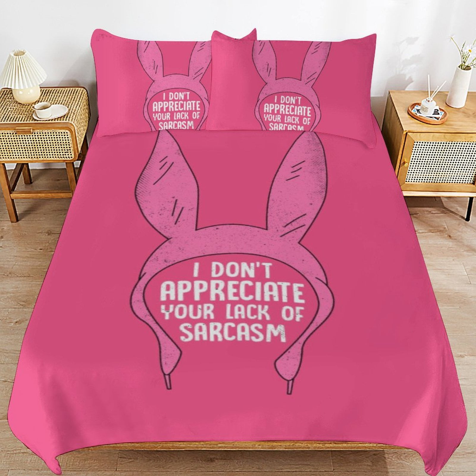 Bob's Burgers Louise Bedding Set Anime Bedding Set Cartoon Duvet Cover ...