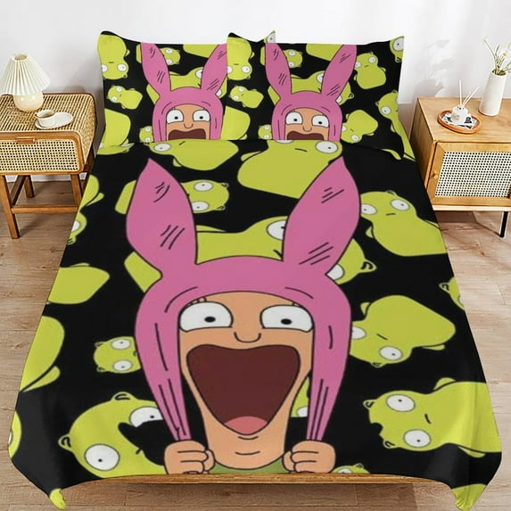 Bob's Burgers Louise Bedding Set Anime Bedding Set Cartoon Duvet Cover ...