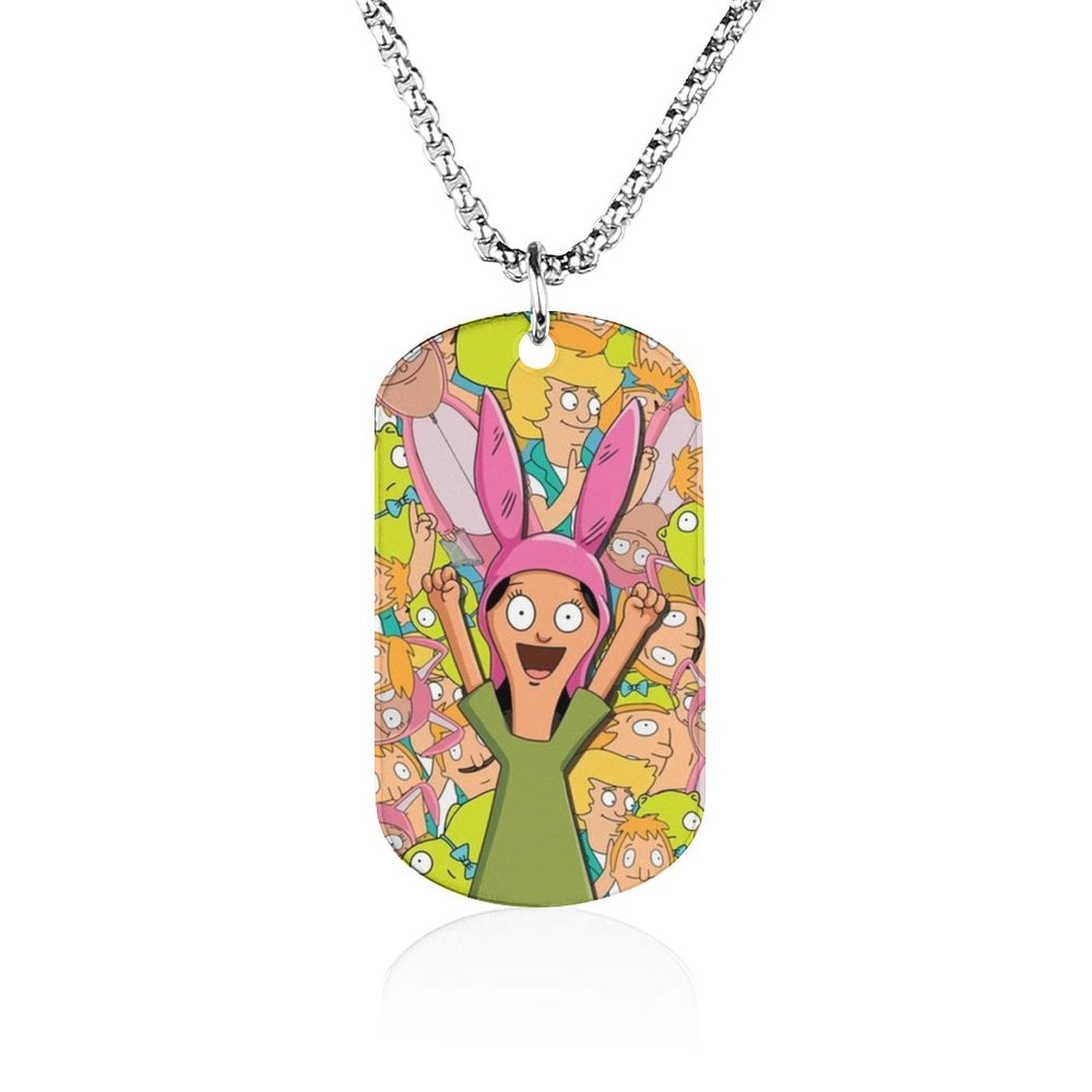Bob's Burgers Louise Cartoon Titanium Steel Necklace Daily Unisex ...
