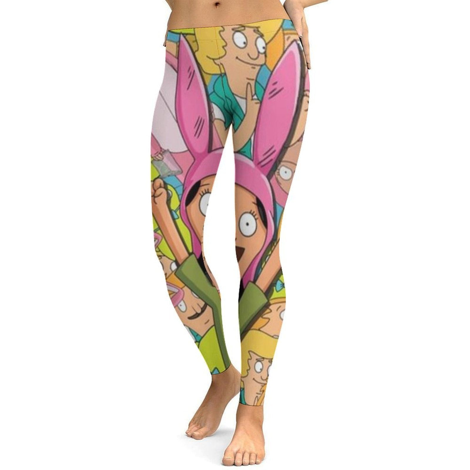 Bob's Burgers Louise Cartoon Women's Yoga Pants High Waisted Tummy ...