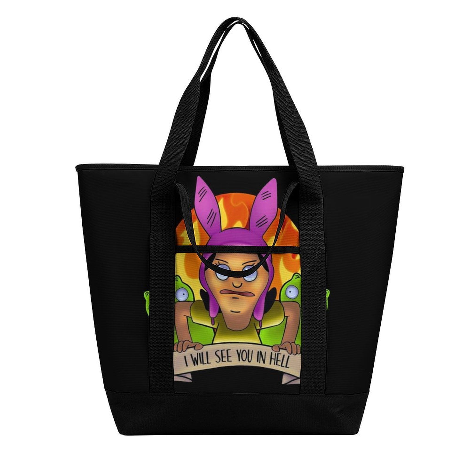 Bob's Burgers Louise Insulated Shopping Bag Foldable Thermal Tote Bag ...