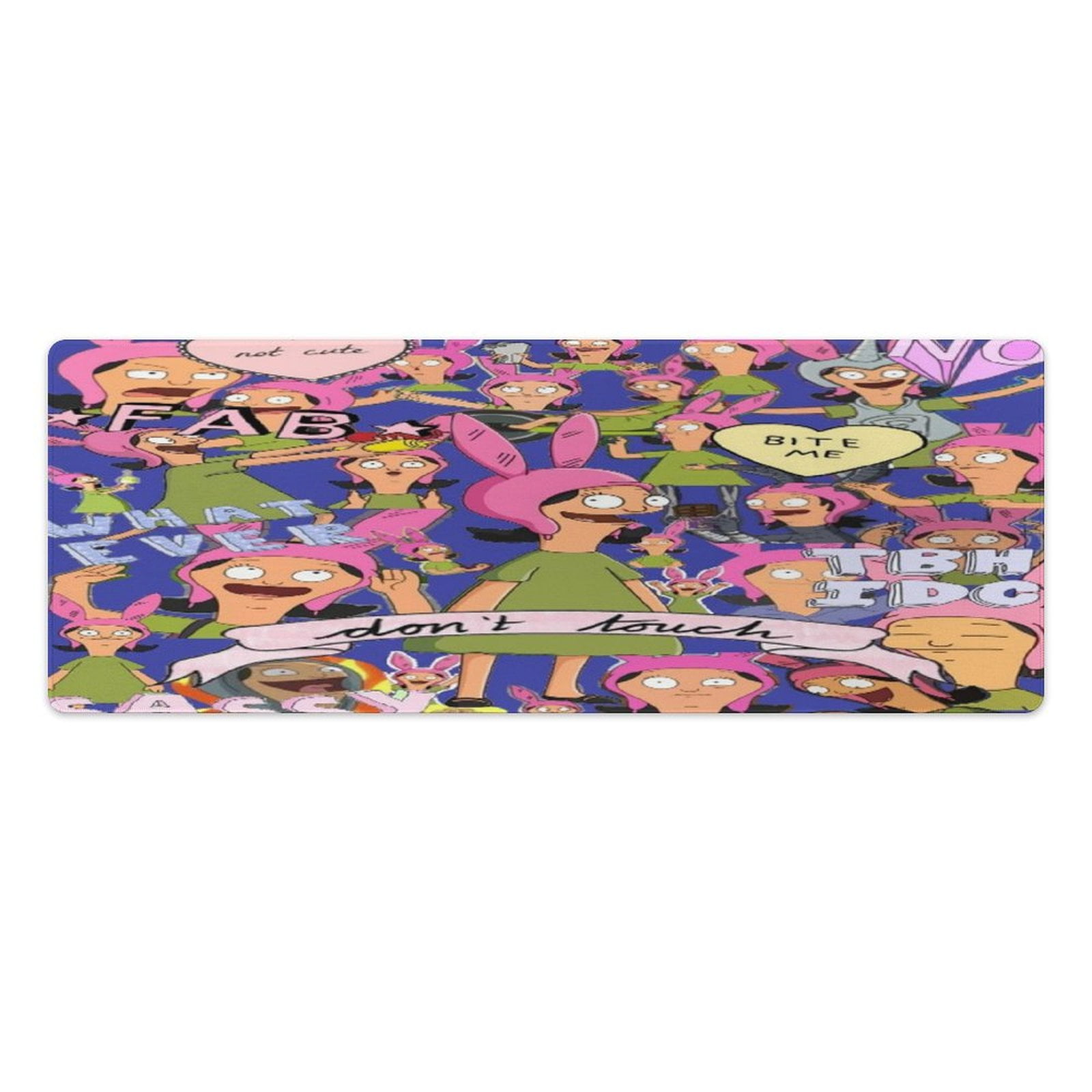 Bob's Burgers Louise Mouse Pad with Stitched Edge Desk Mat Keyboard Pad ...