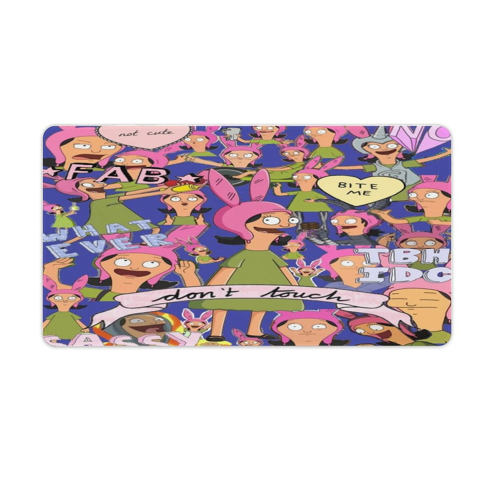 Bob's Burgers Louise Mouse Pad with Stitched Edge Desk Mat Keyboard Pad ...
