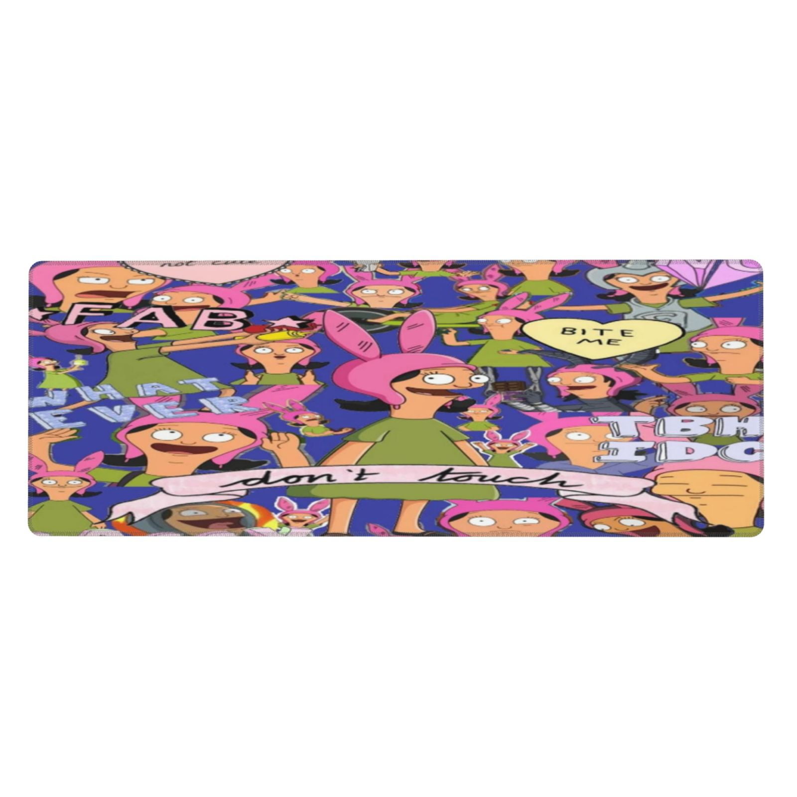 Bob's Burgers Louise Mouse Pad with Stitched Edge Desk Mat Keyboard Pad ...