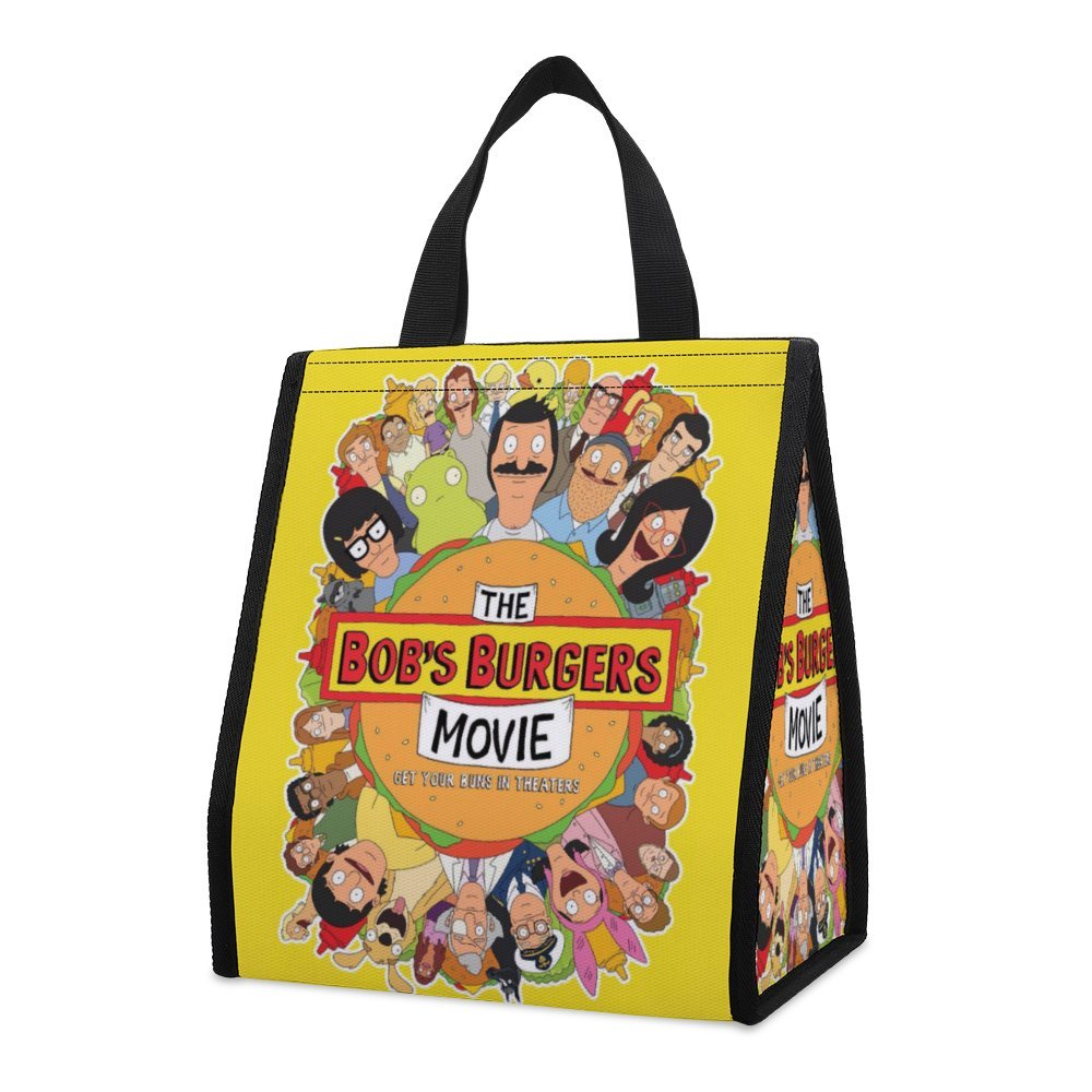 Bob's Burgers Lunch Bag, Insulated Lunch Box Large Capacity Reusable ...