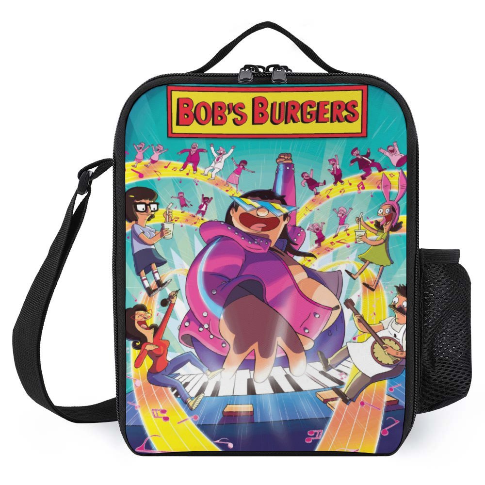 Bob's Burgers Lunch Bag, Insulated Lunch Box Large Capacity Reusable ...