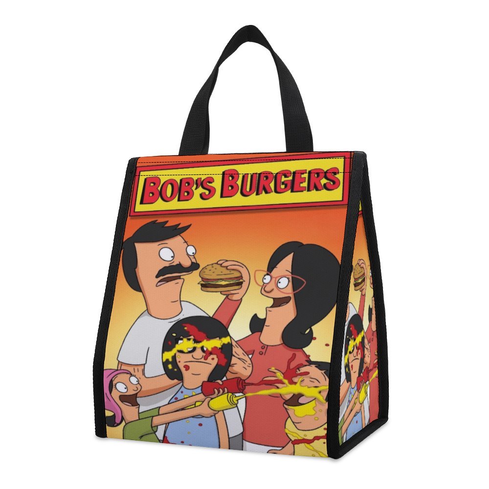 Bob's Burgers Lunch Bag, Insulated Lunch Box Large Capacity Reusable ...