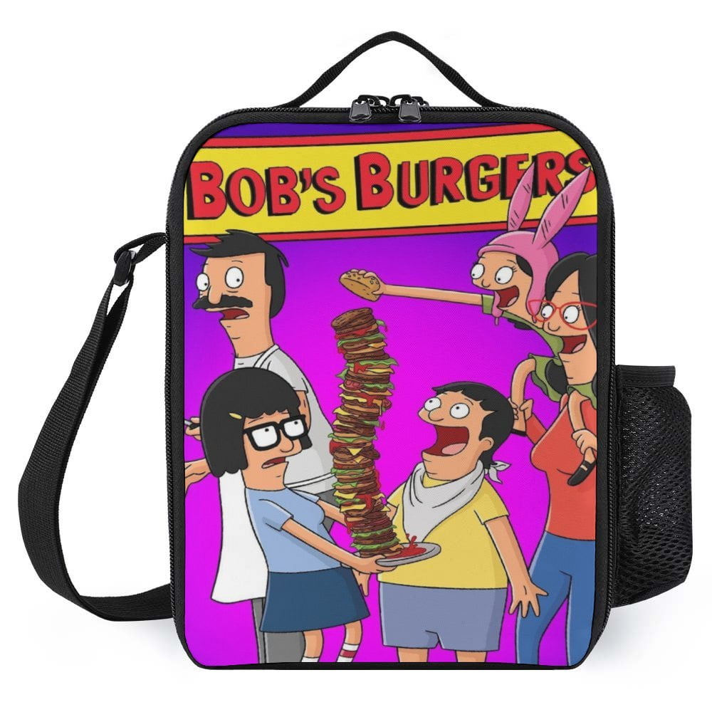 Bob's Burgers Lunch Bag, Insulated Lunch Box Large Capacity Reusable ...