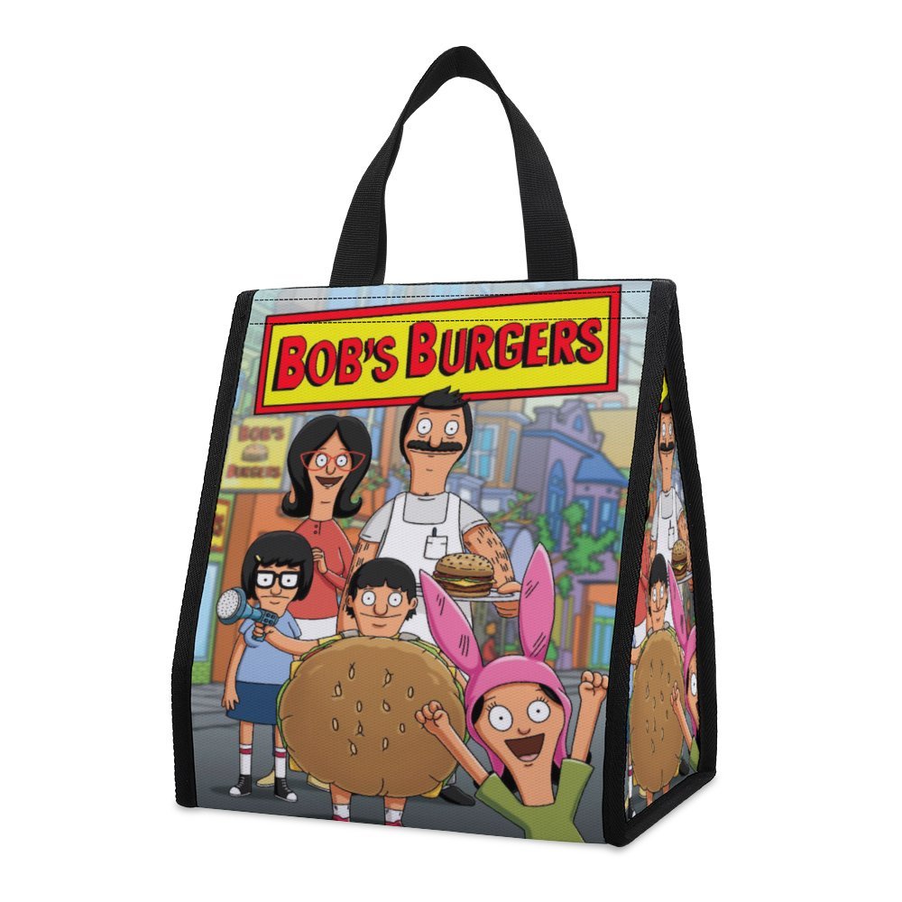 Bob's Burgers Lunch Bag, Insulated Lunch Box Large Capacity Reusable ...