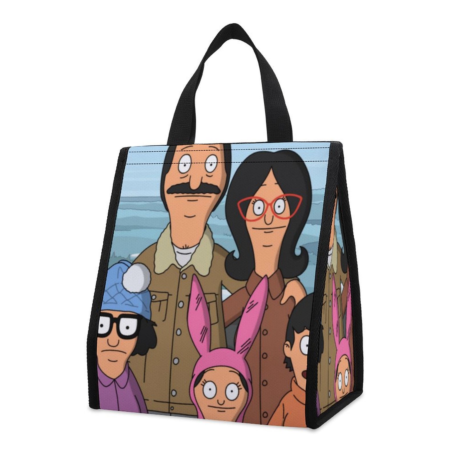 Bob's Burgers Lunch Bag Reusable Portable Lunch Tote Thermal Lunch Box ...