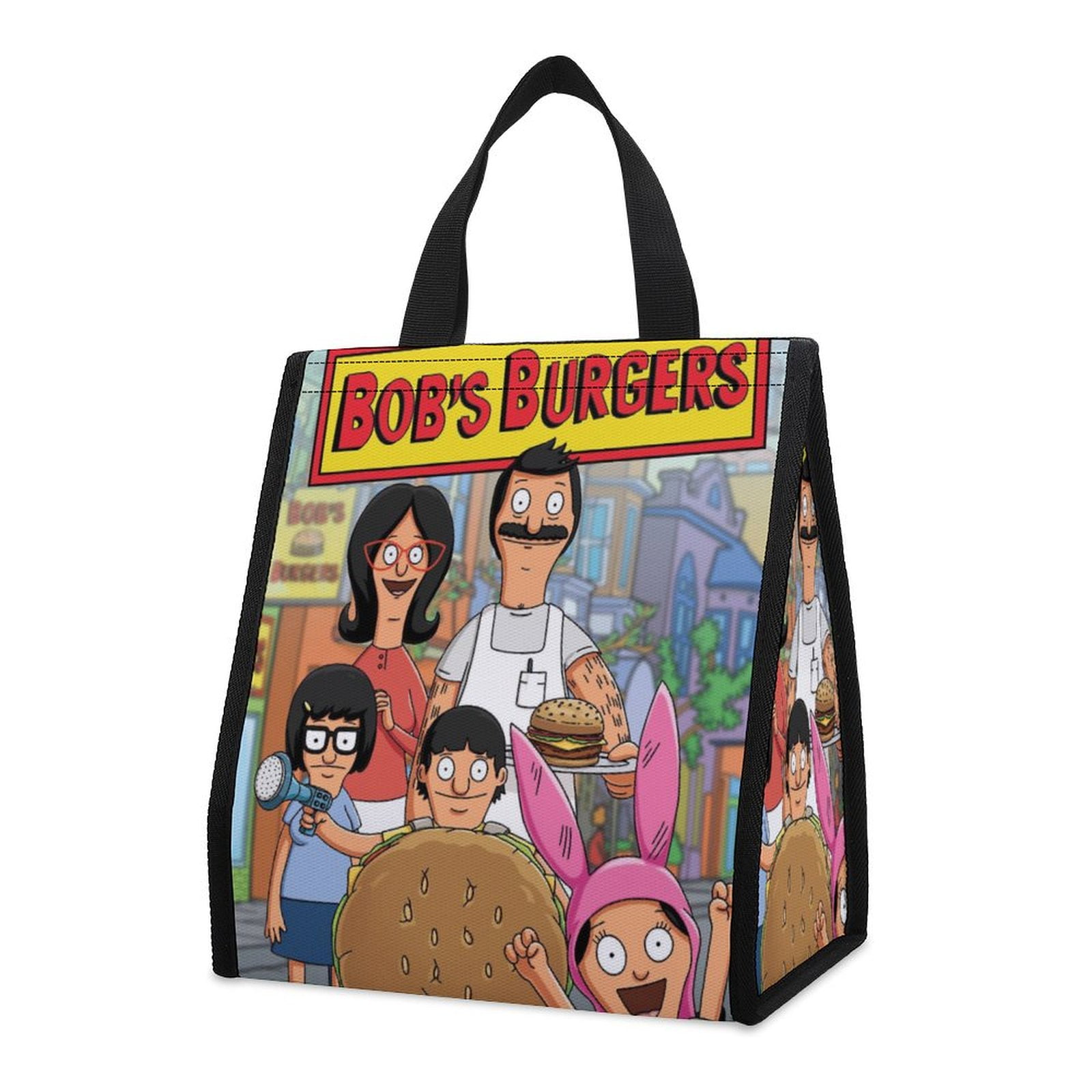 Bob's Burgers Lunch Bag Reusable Portable Lunch Tote Thermal Lunch Box ...